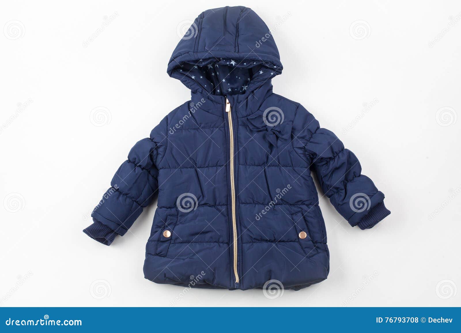 Blue Children Winter Jacket Stock Photo - Image of childrens, modern ...
