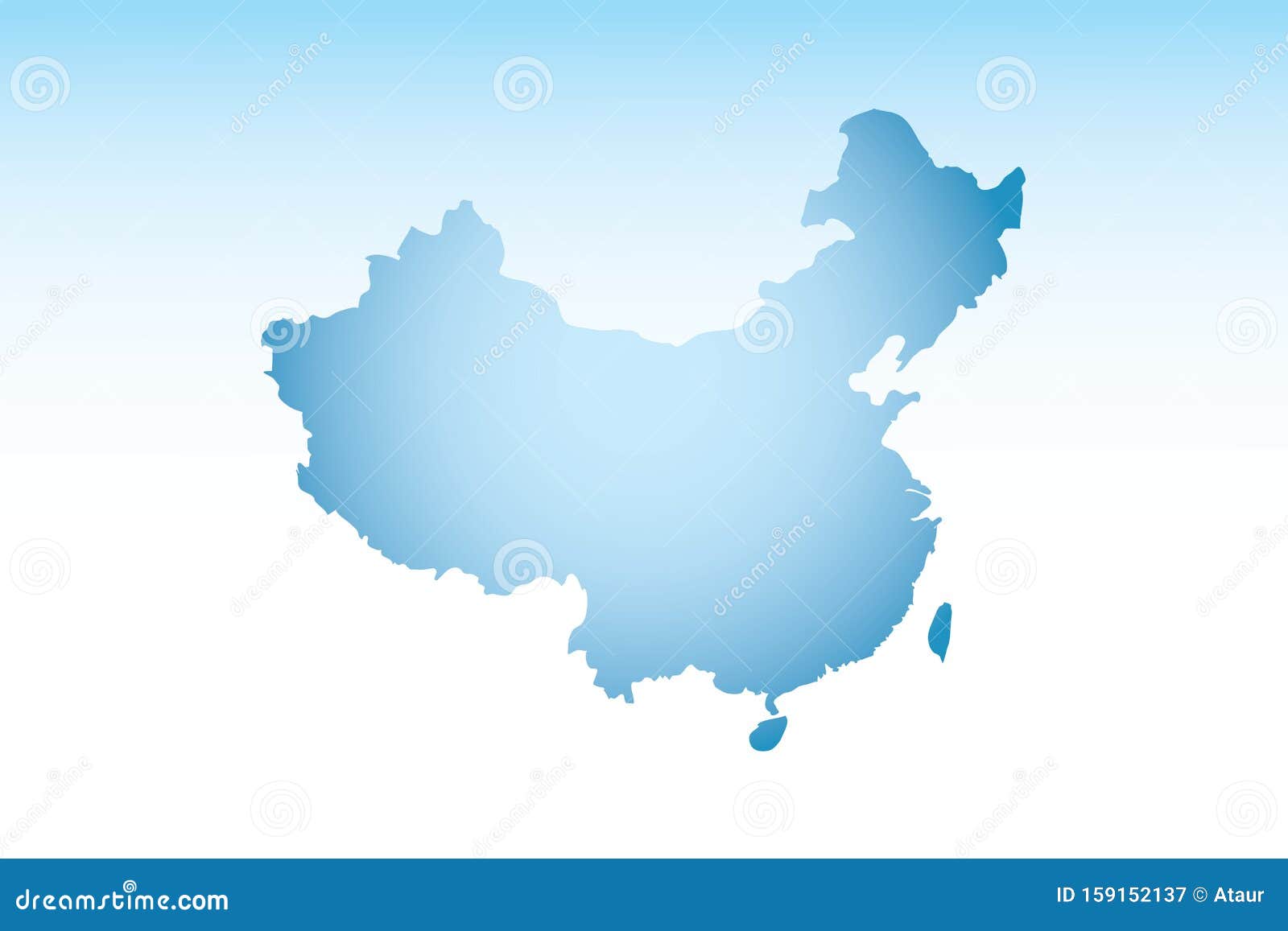 Blue China Map Stock Illustrations – 4,378 Blue China Map Stock ...