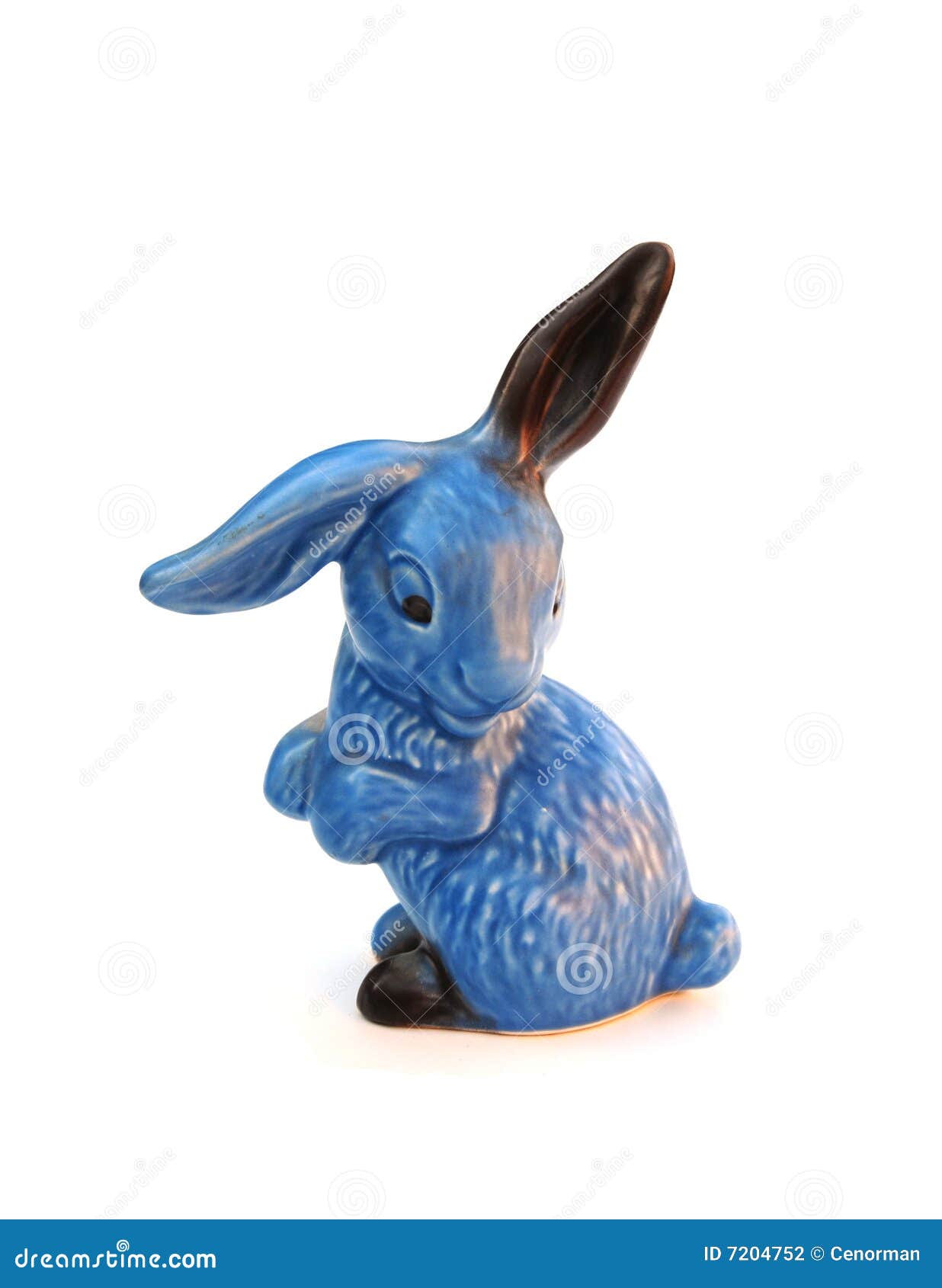 Blue china rabbit stock photo. Image of ears, hare, china - 7204752