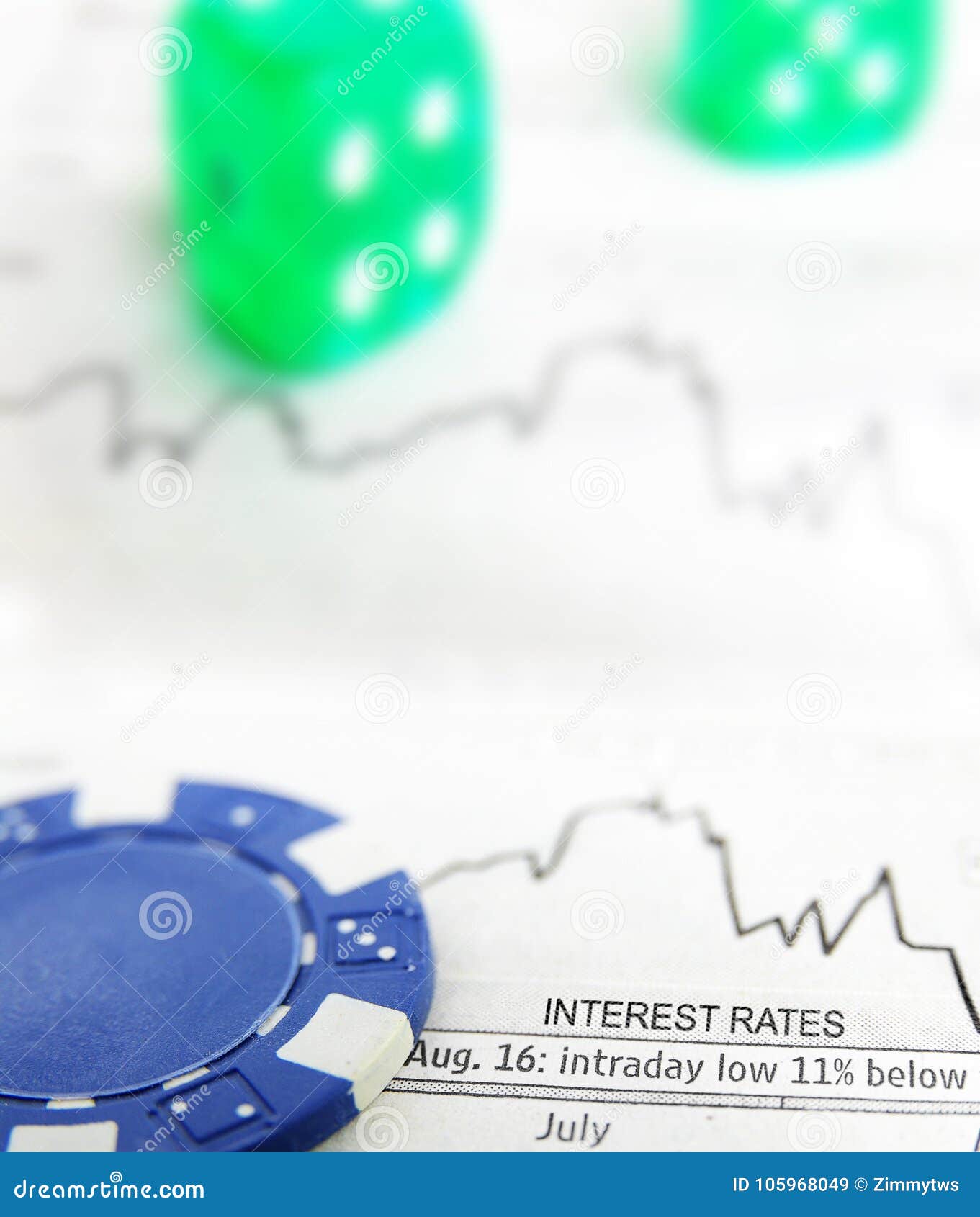 Blue Chip Interest Rate Chart Stock Image - Image of banking, rate ...