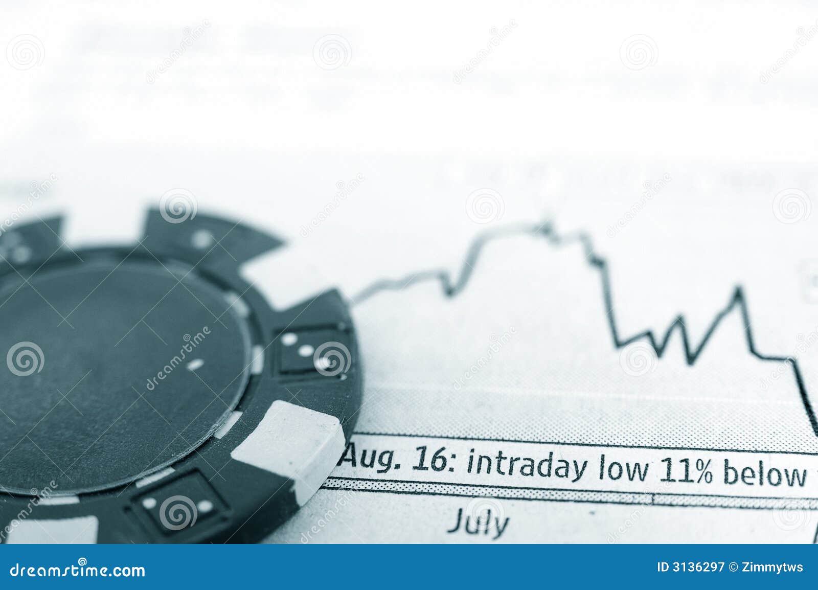 Blue chip stocks stock image. Image of blue, chip, investing - 3136297