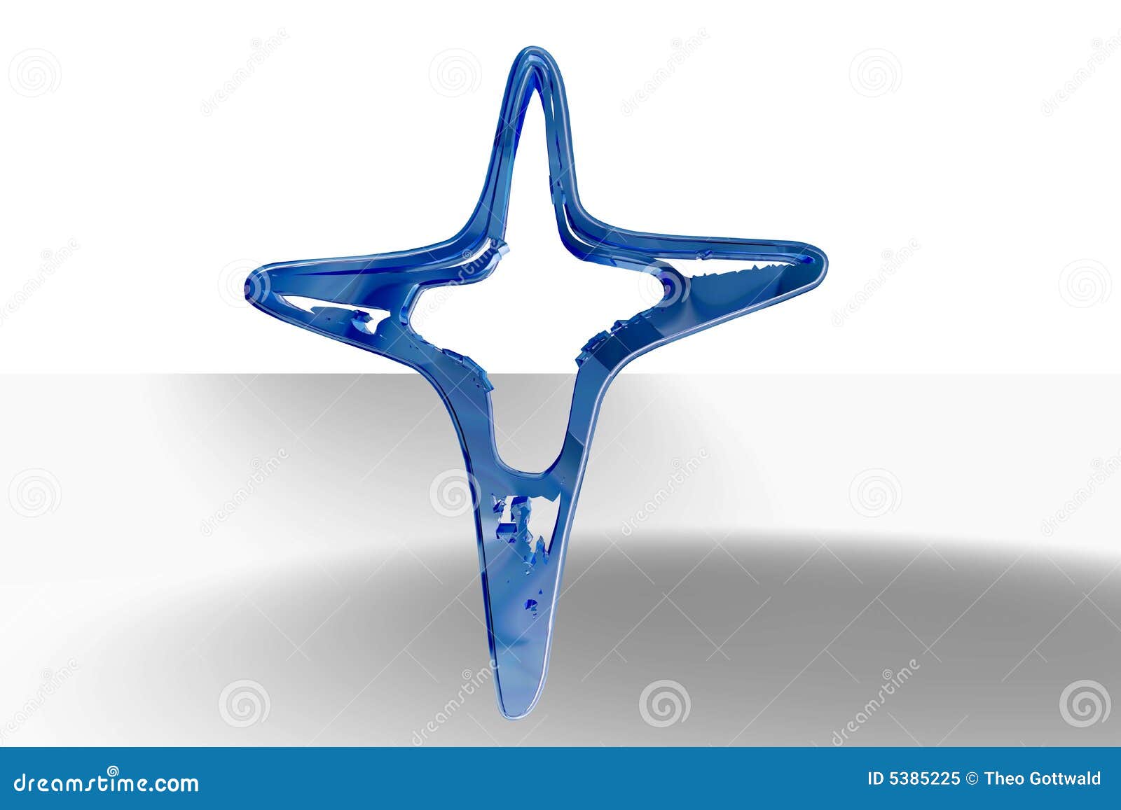 Blue Christian cross stock illustration. Illustration of white - 5385225