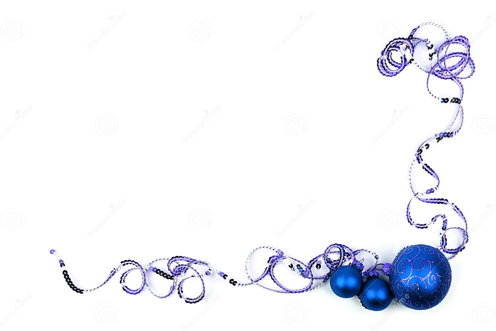 Blue Christmas border stock photo. Image of christmas - 12030506