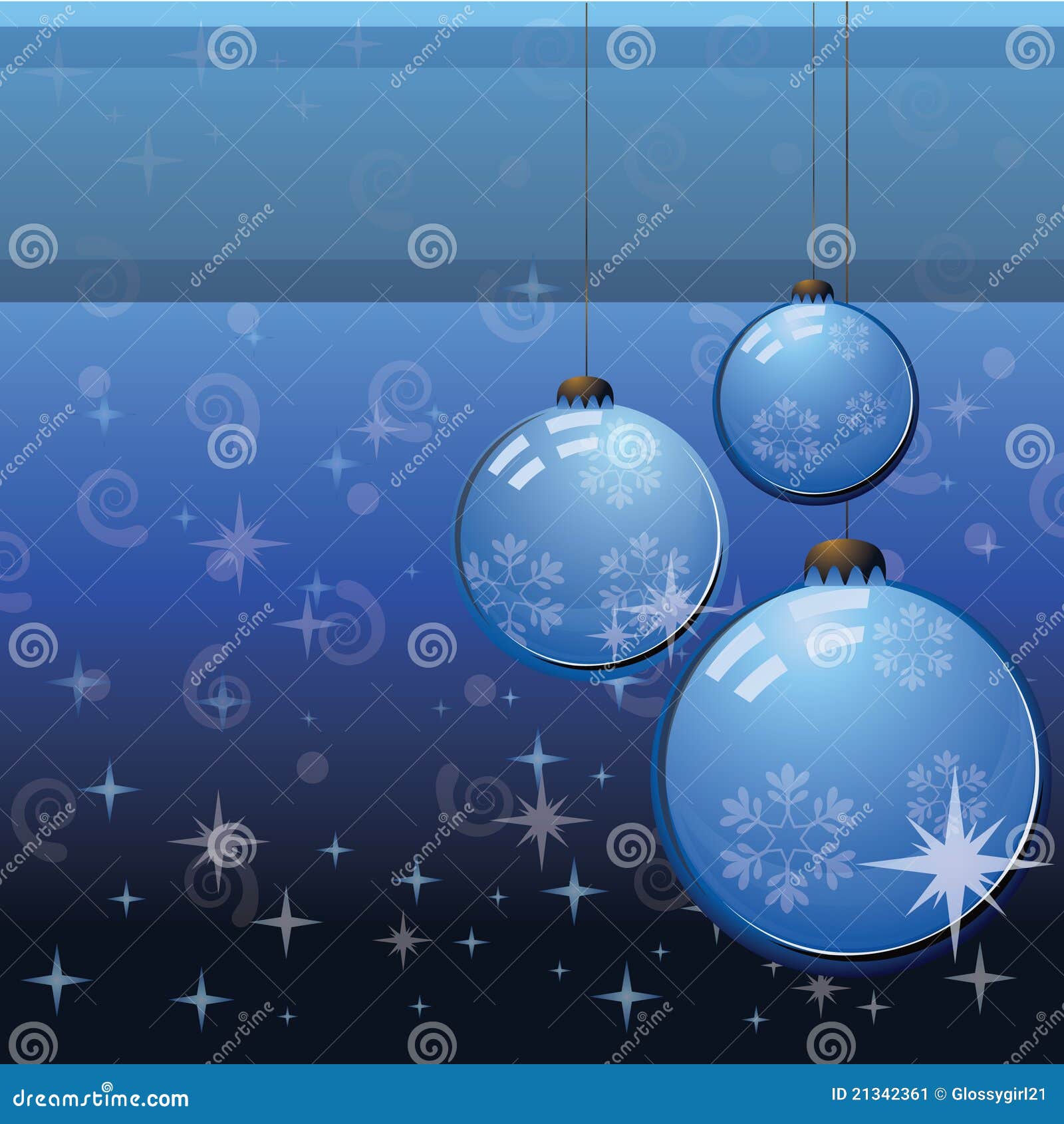 Blue christmas card stock illustration. Illustration of christmas ...