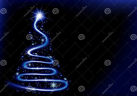 Blue Christmas Spiral stock vector. Illustration of glowing - 3612880