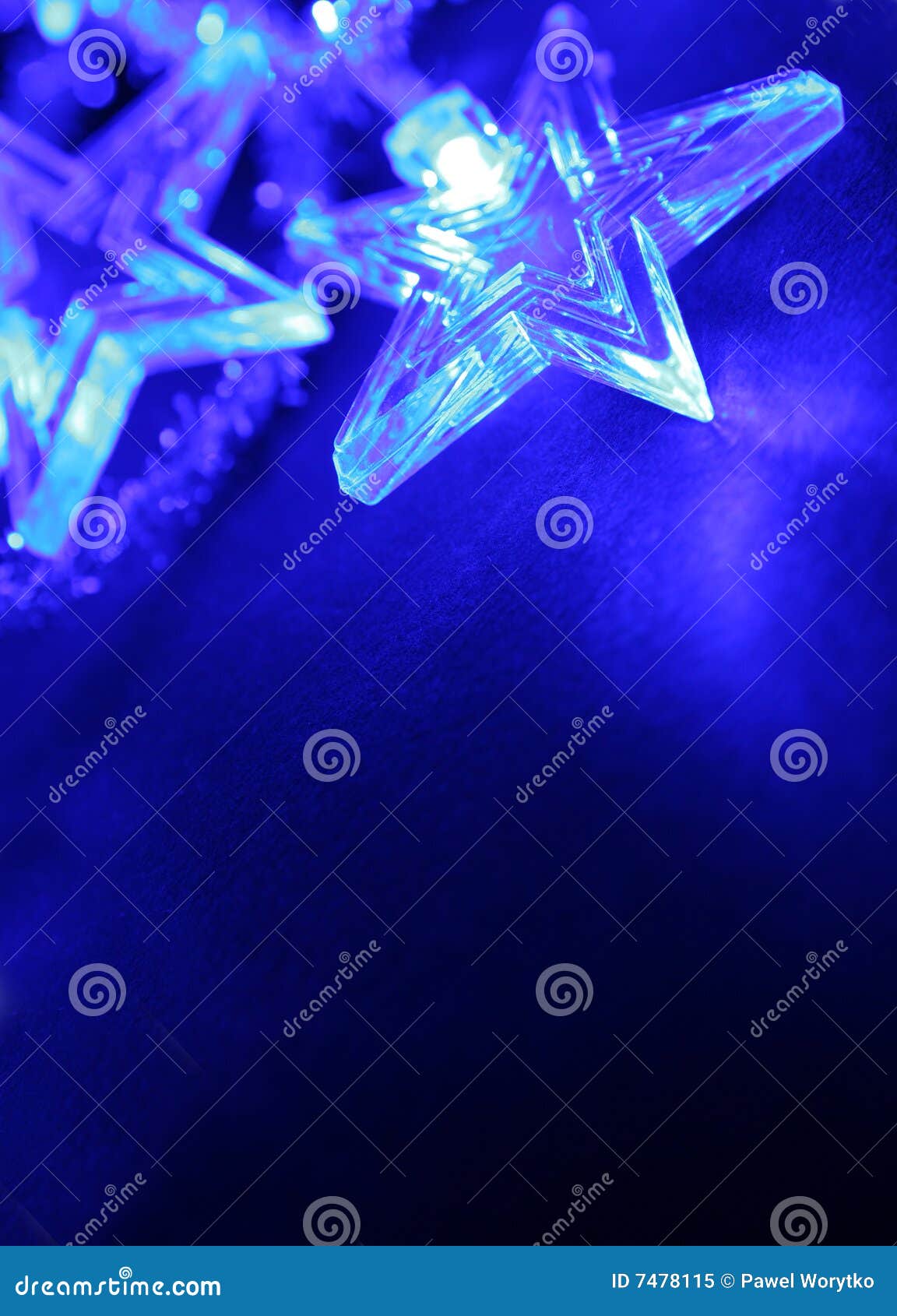 Blue christmas stars stock image. Image of xmas, holiday - 7478115