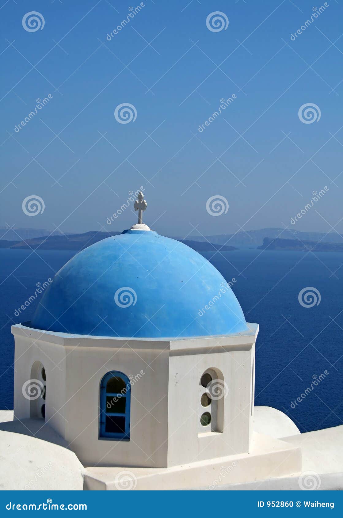 Blue Church stock photo. Image of building, land, jesus - 952860