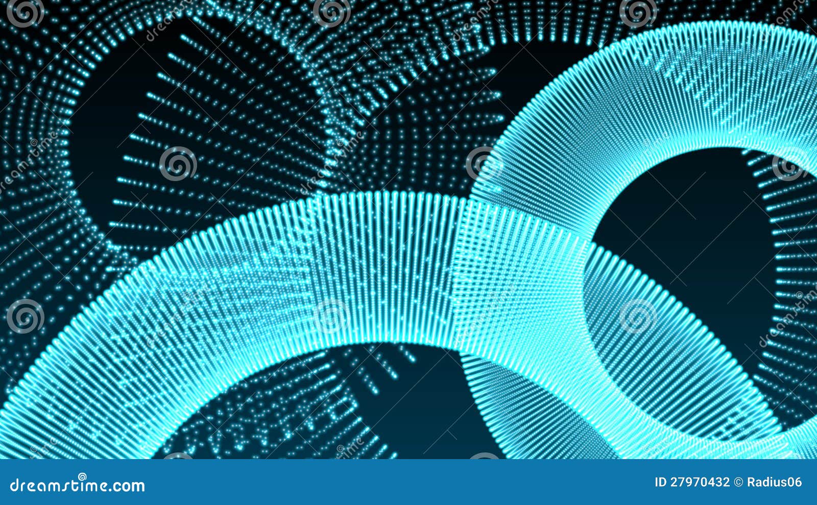 Blue circle abstract stock illustration. Illustration of spinning ...