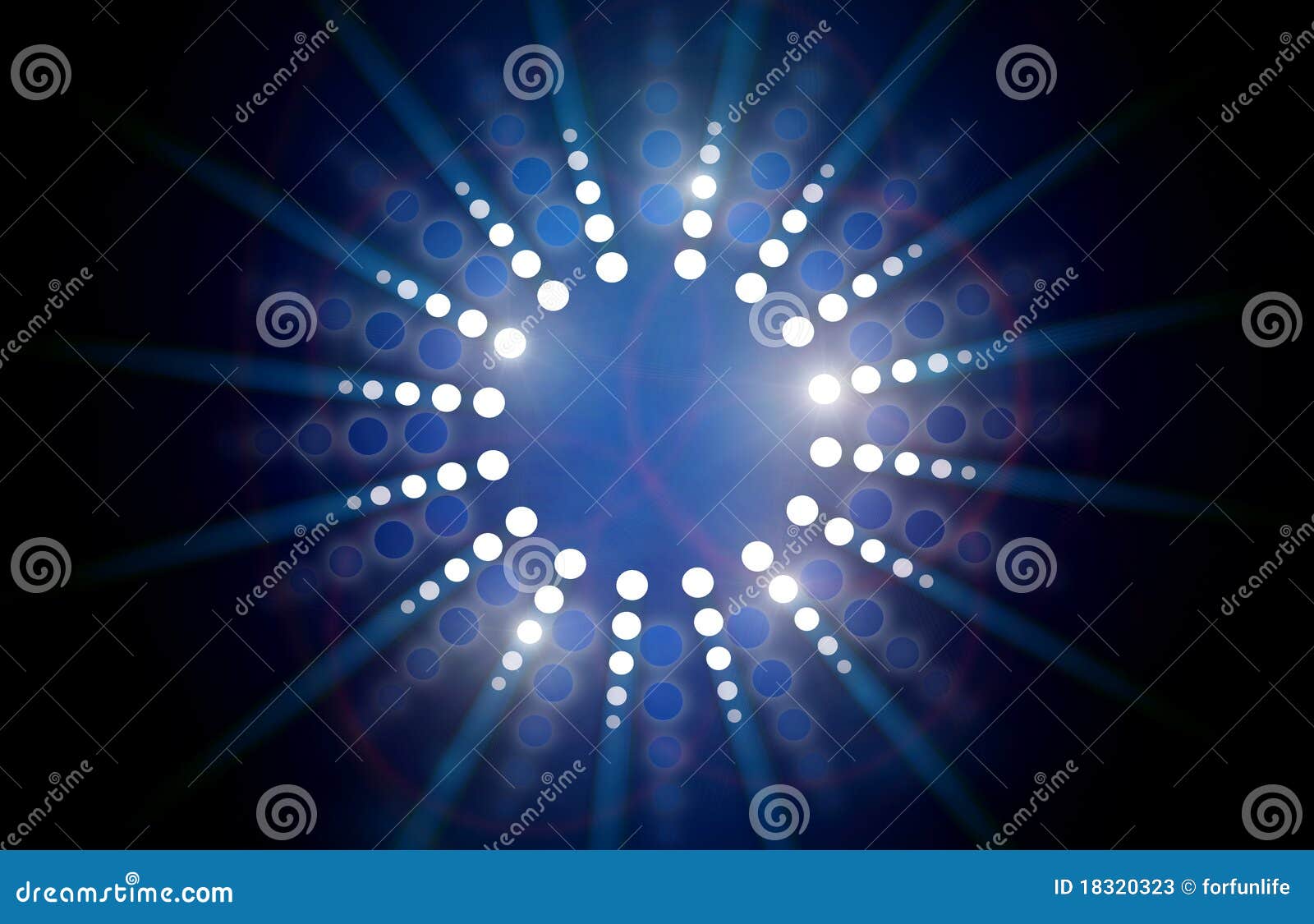 Blue circle background stock illustration. Illustration of bright ...
