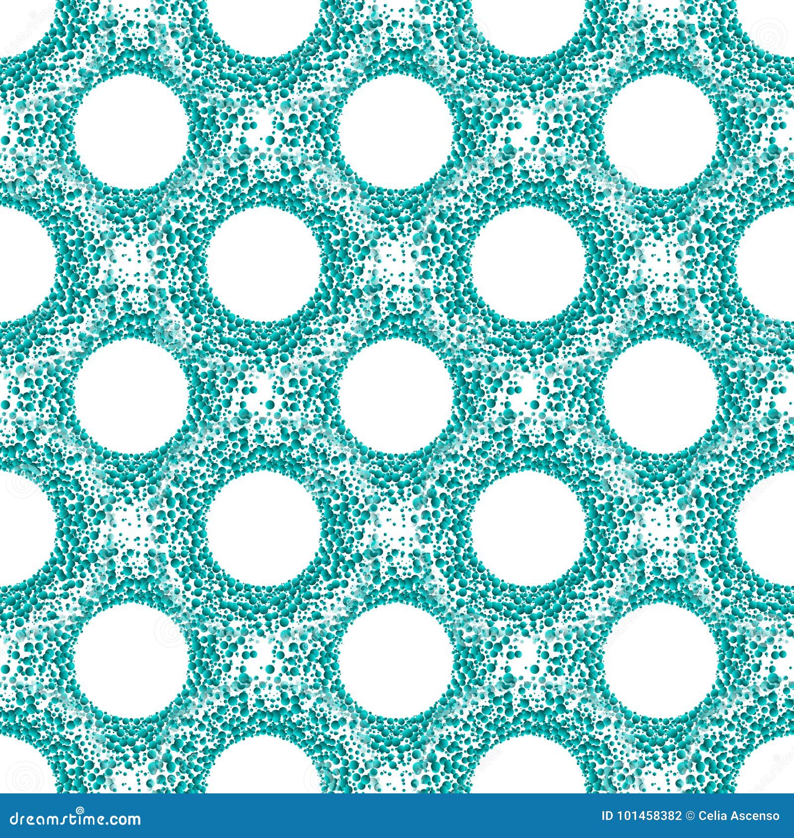 Seamless Circle Balls Texture Stock Illustration - Illustration of dots ...