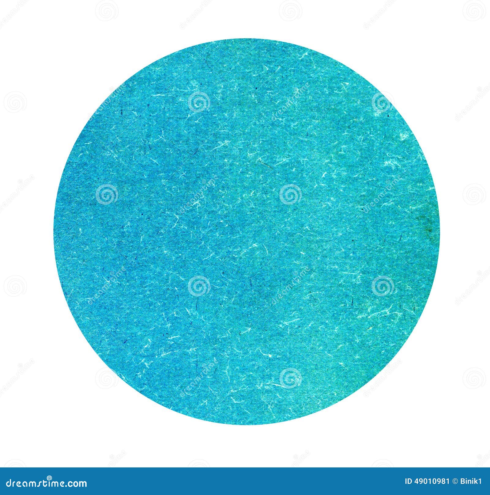 Blue Circle Blank Paper Isolated Stock Image - Image of retro, ancient ...