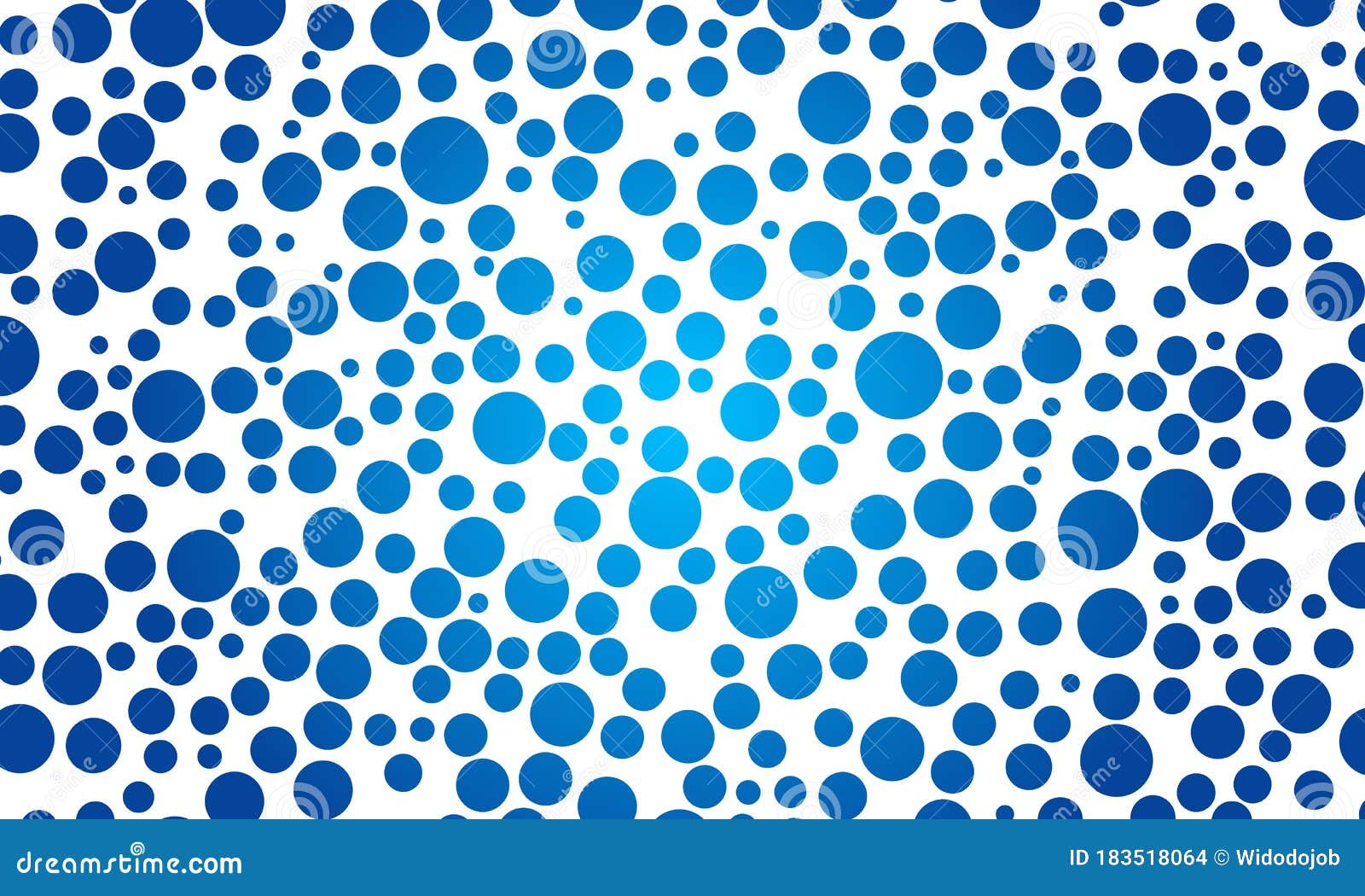 Blue circle dots stock vector. Illustration of cycle - 183518064