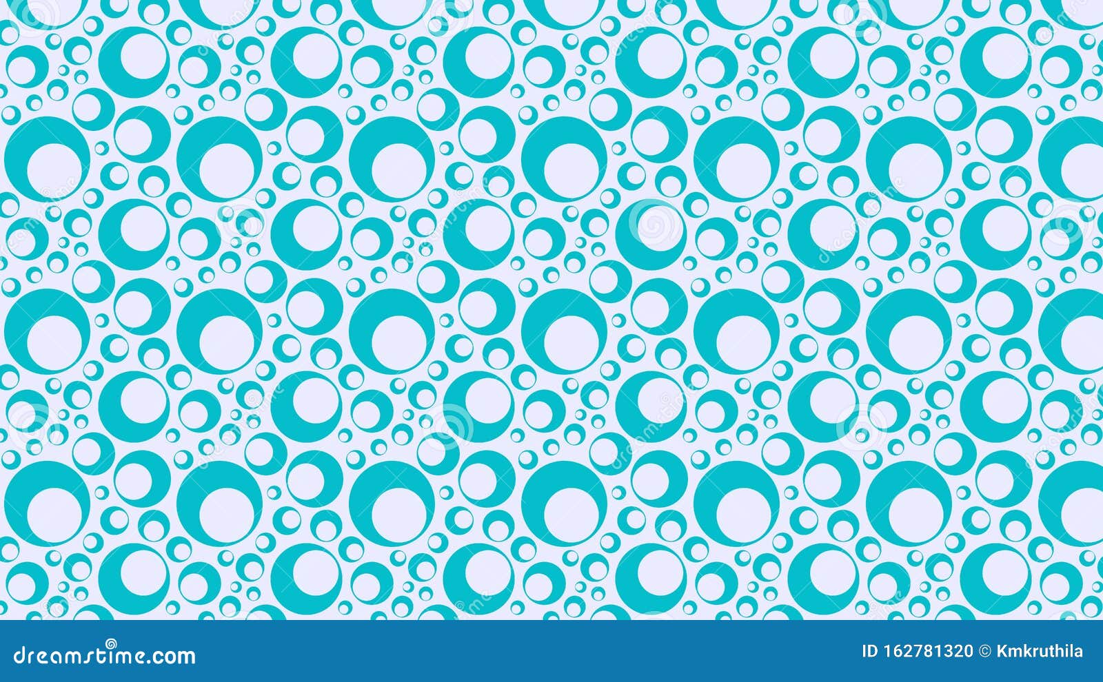 Blue Circle Pattern stock vector. Illustration of pattern - 162781320