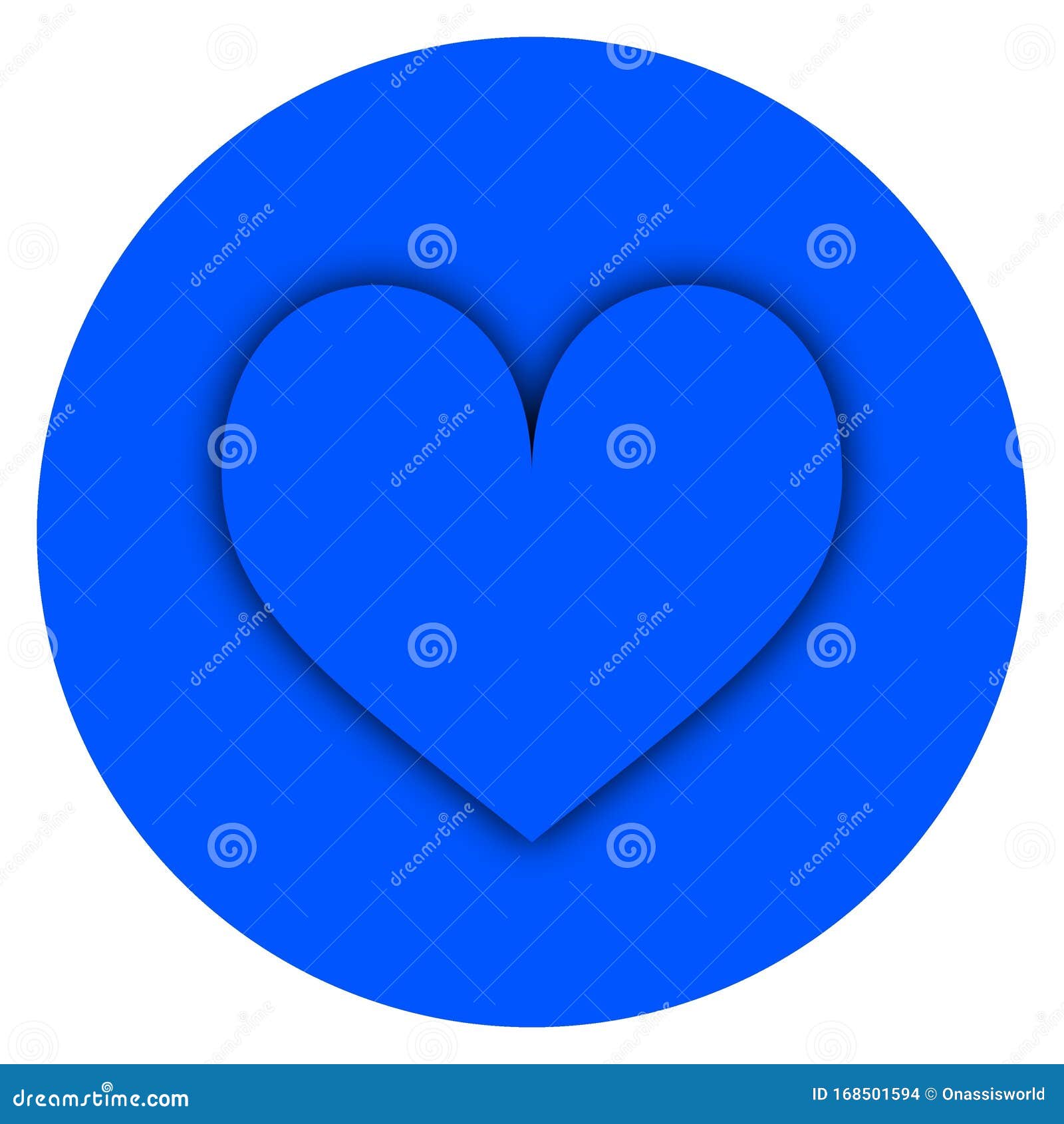 Blue Circle Shape Label for Website Graphics Stock Illustration ...