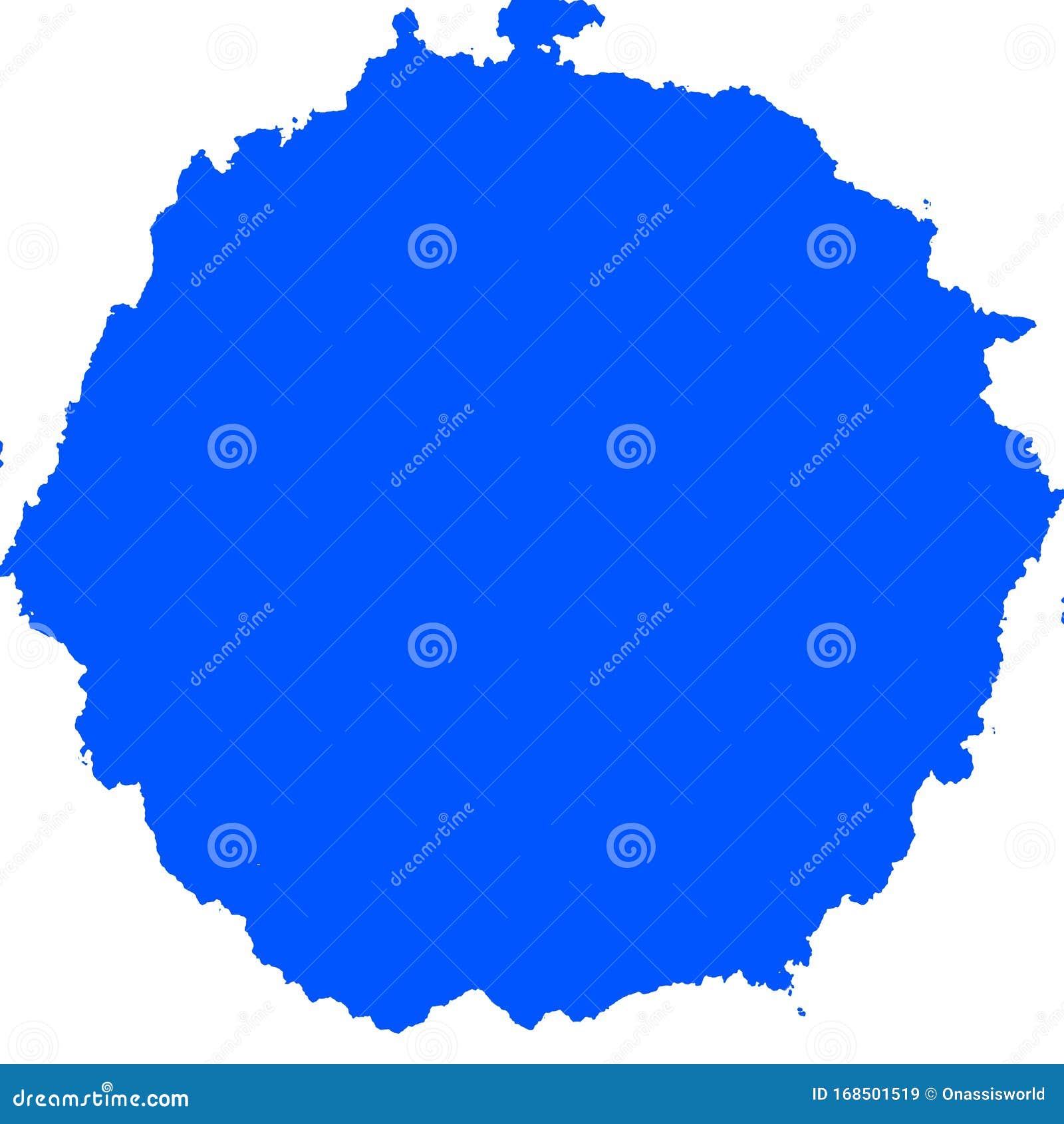 Blue Circle Shape Label for Website Graphics Stock Image - Image of ...