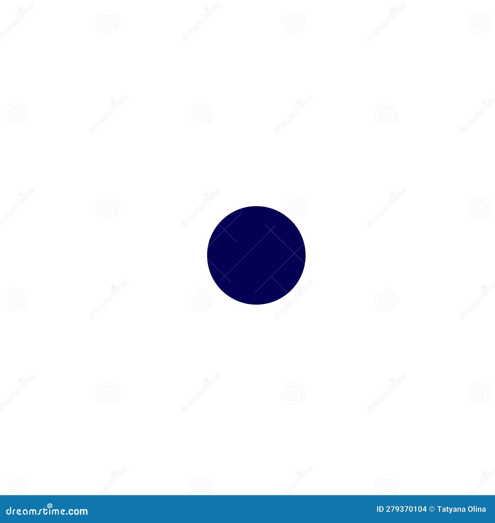 Blue Circle Sign Vector Illustration Stock Vector - Illustration of ...
