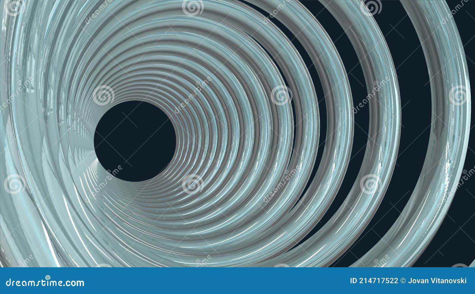 Blue circle vortex design stock illustration. Illustration of design ...