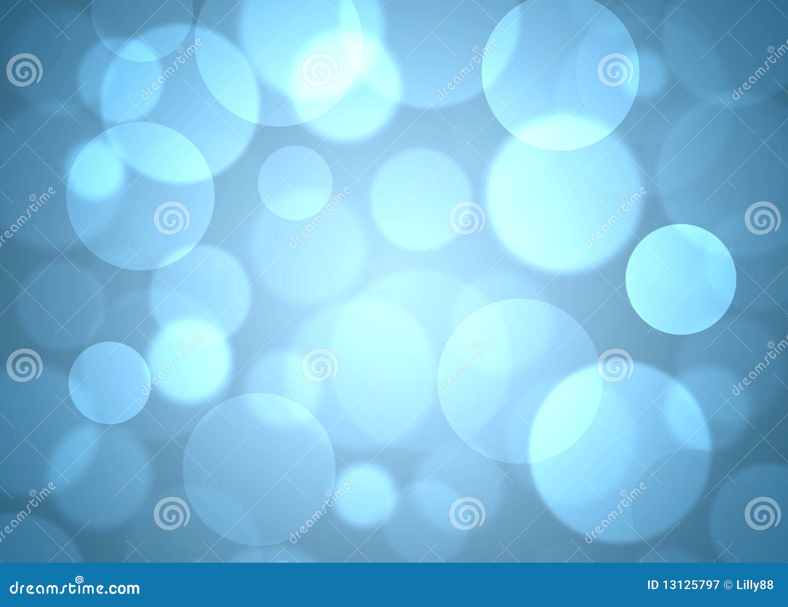 Blue Circles Abstract Background Stock Illustration - Illustration of ...