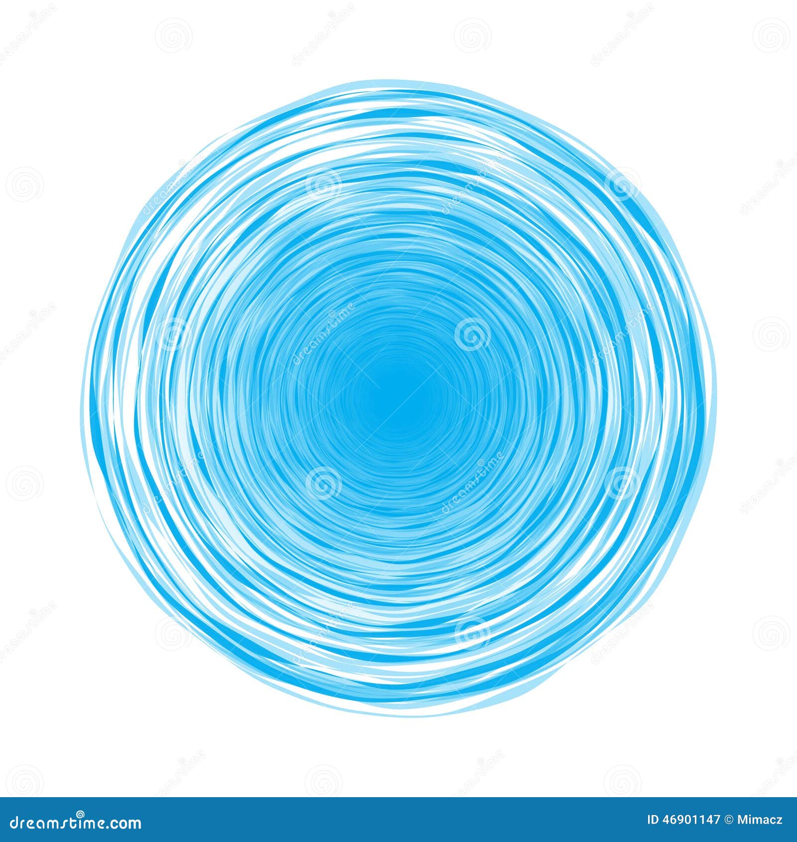 Blue circles stock vector. Illustration of composed, repeat - 46901147