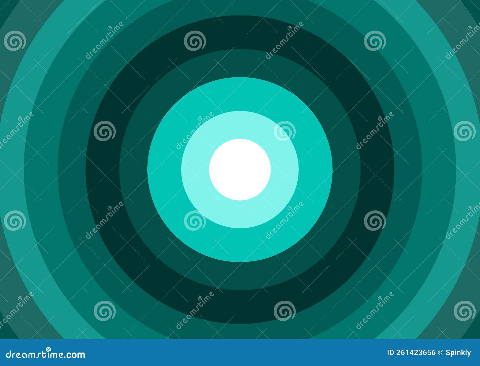 Blue Circles Layered Pattern Centered Background Wallpaper Design Stock ...
