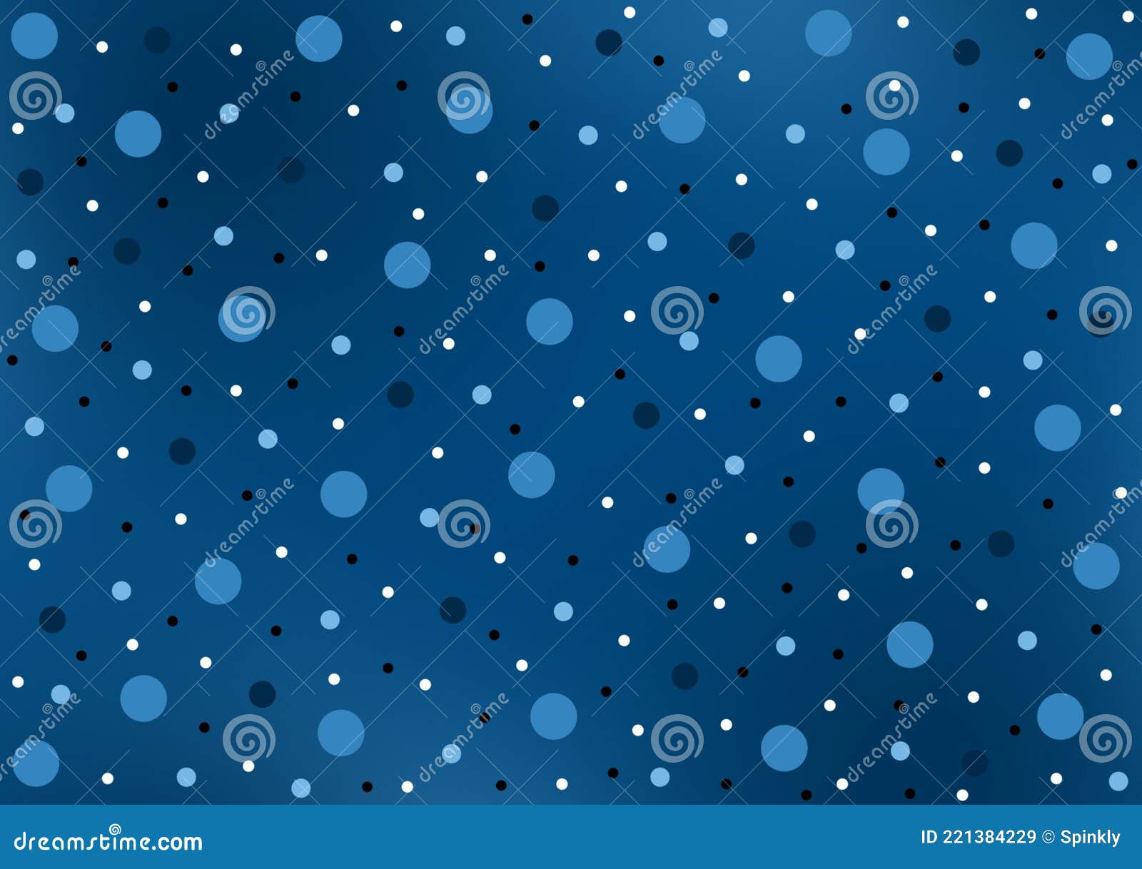 Blue Circles Pattern Design for Wallpaper Stock Illustration ...