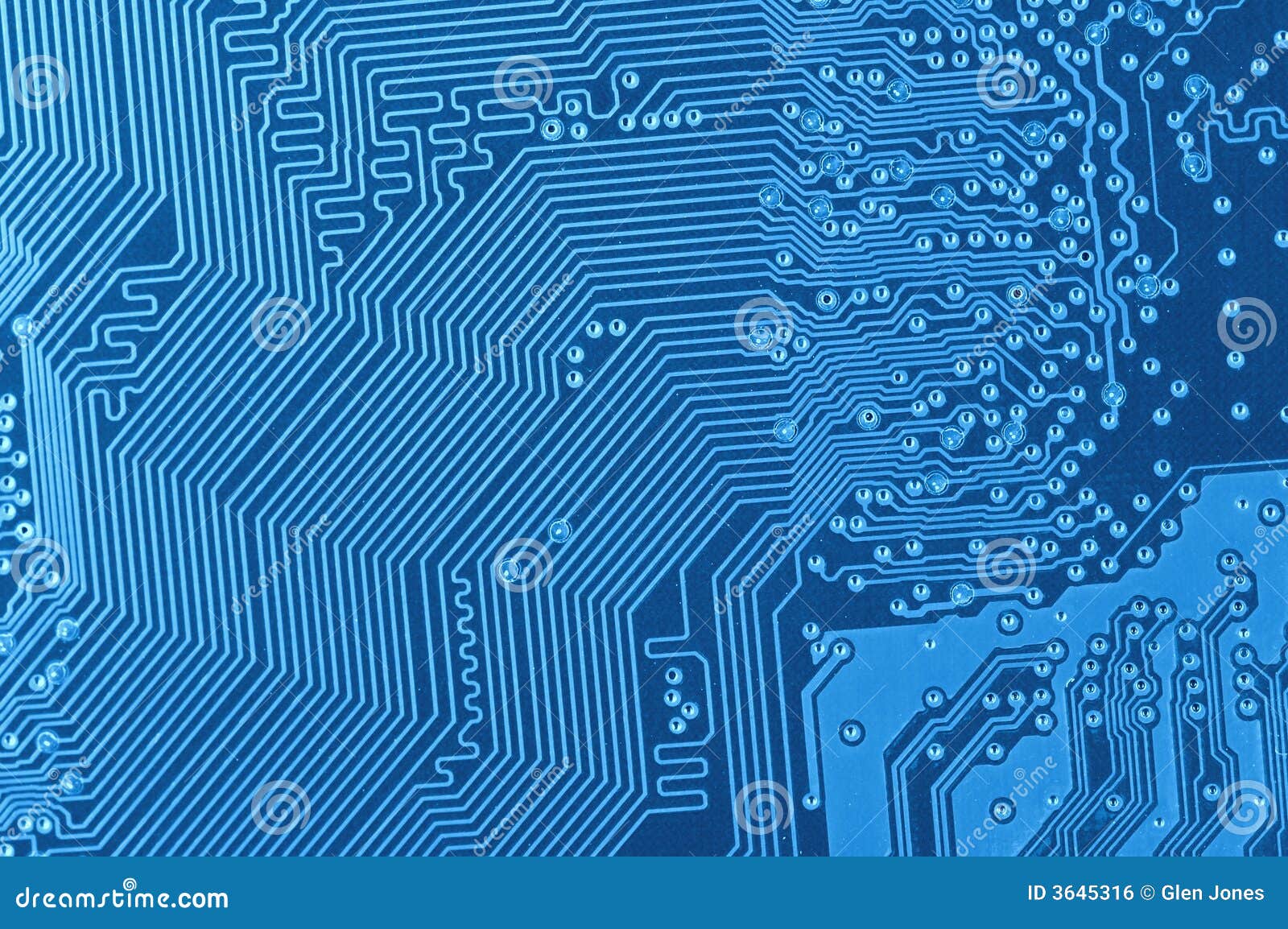 Blue Circuit Board Stock Photography | CartoonDealer.com #11998868