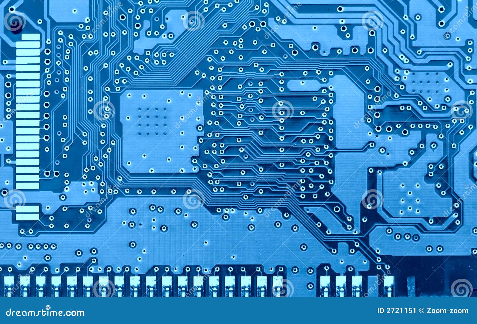 Blue circuit board stock image. Image of module, circuit - 2721151