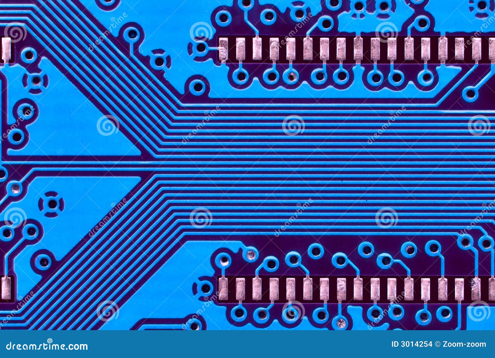 Blue Circuit Board Stock Photography | CartoonDealer.com #11998868