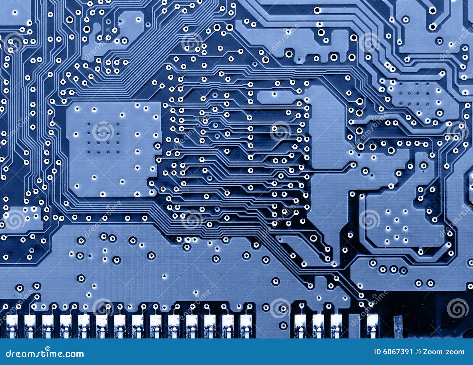 Blue circuit board stock image. Image of cord, electronic - 6067391