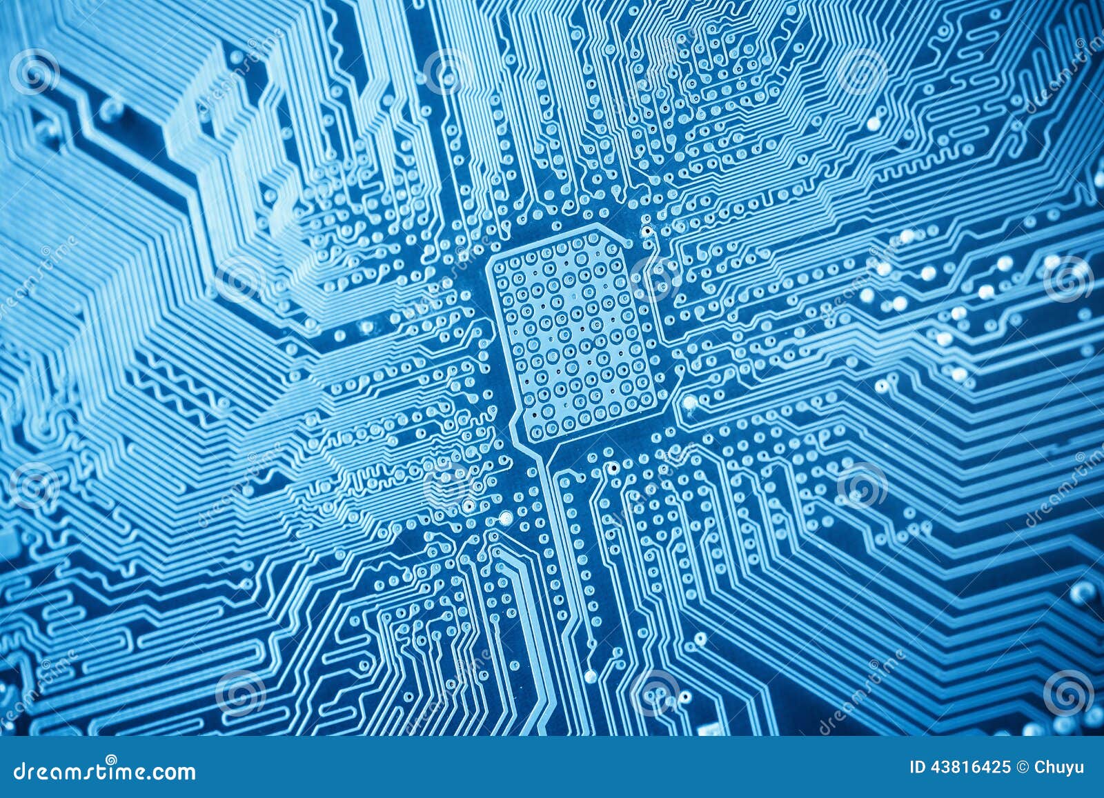 Blue Circuit Texture Royalty-Free Stock Photography | CartoonDealer.com ...