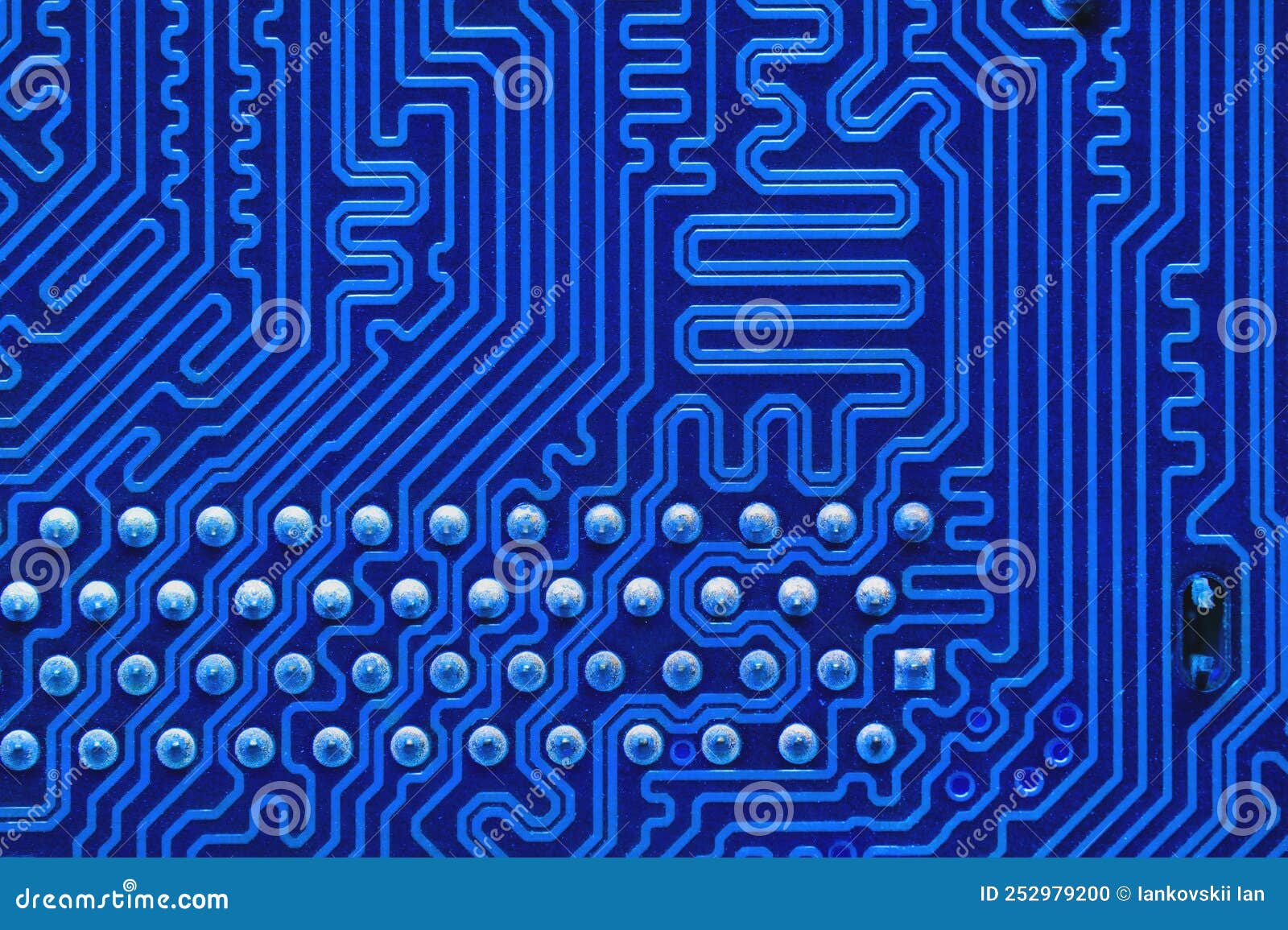 Blue Circuit Board, Electronic Computer Hardware Technology ...