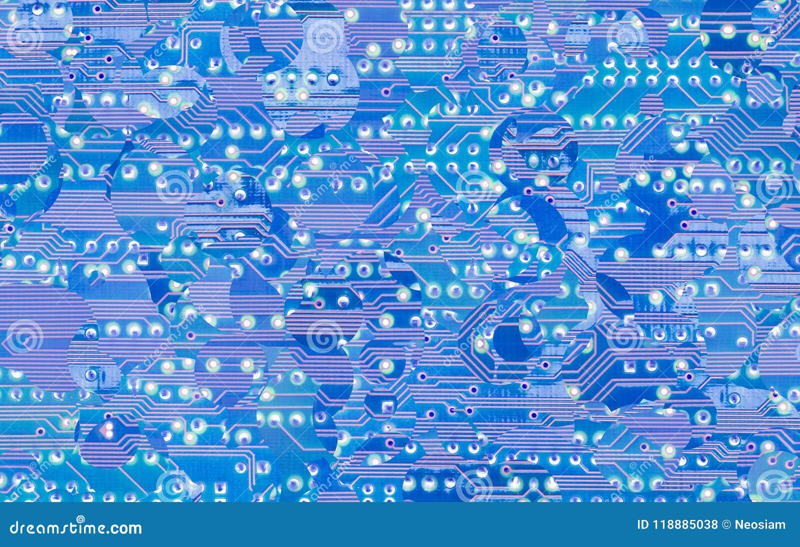 Blue circuit board texture stock photo. Image of circuit - 118885038