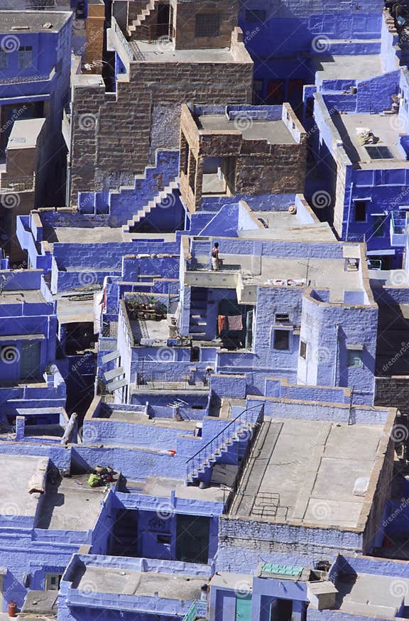 Blue City stock image. Image of india, high, houses, city - 78213