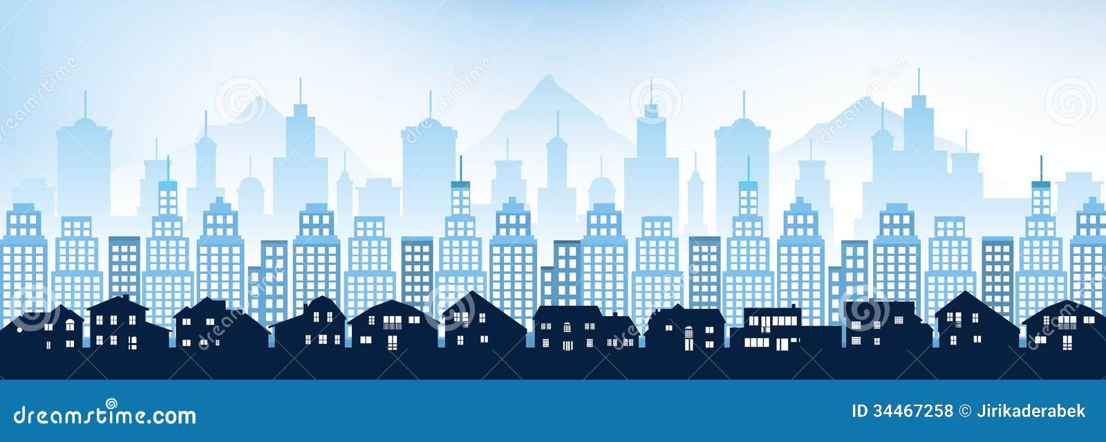 Simple Cityscape Vector