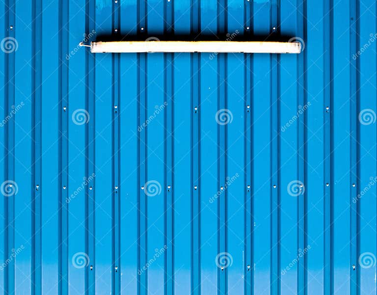 Blue cladding and light stock photo. Image of cargo, blue - 31648640
