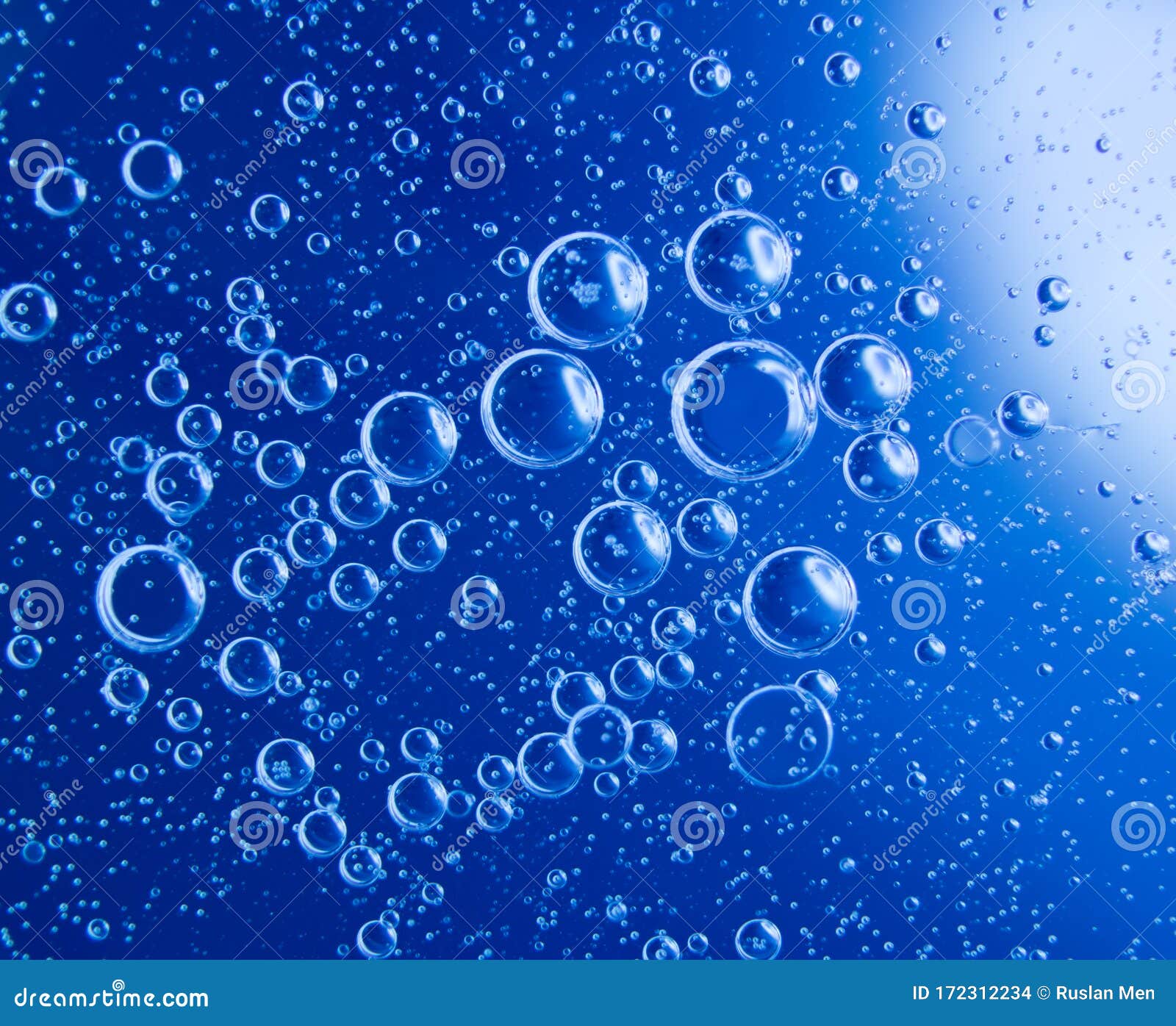 Blue Bubbles Wallpaper
