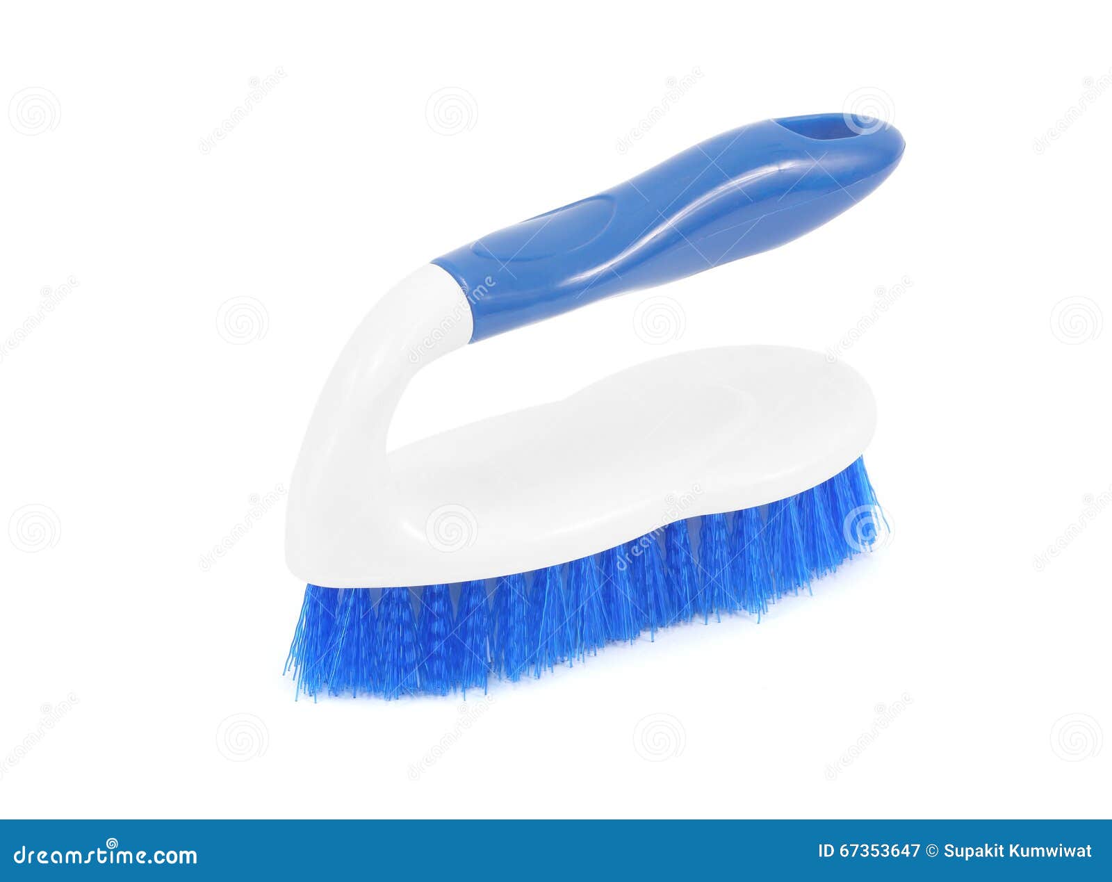 Blue cleaning brush stock image. Image of care, clean - 67353647
