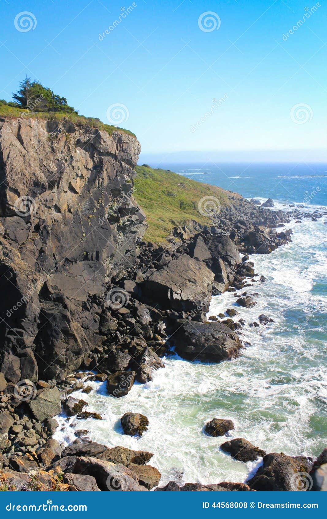 Blue Cliffs stock photo. Image of crashing, ocean, cliff - 44568008