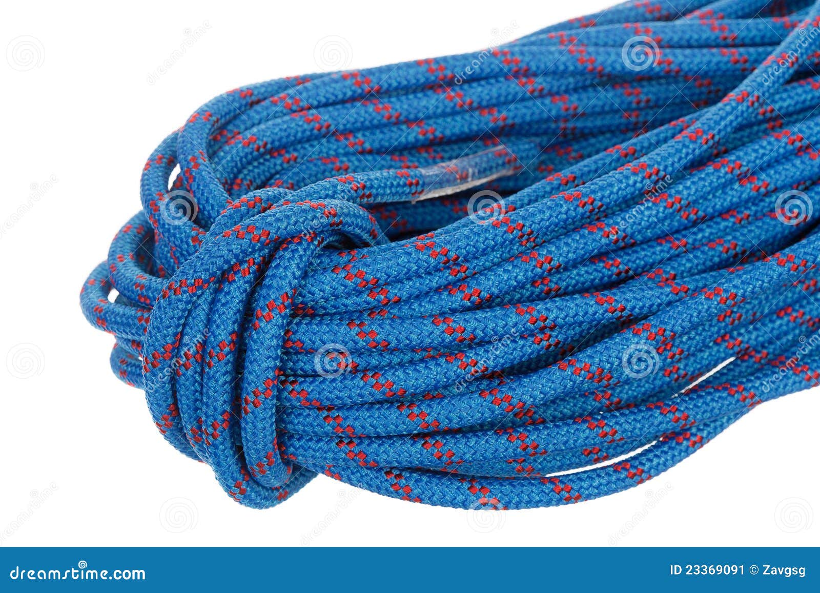 Blue Climbing Rope stock image. Image of rope, travel - 23369091