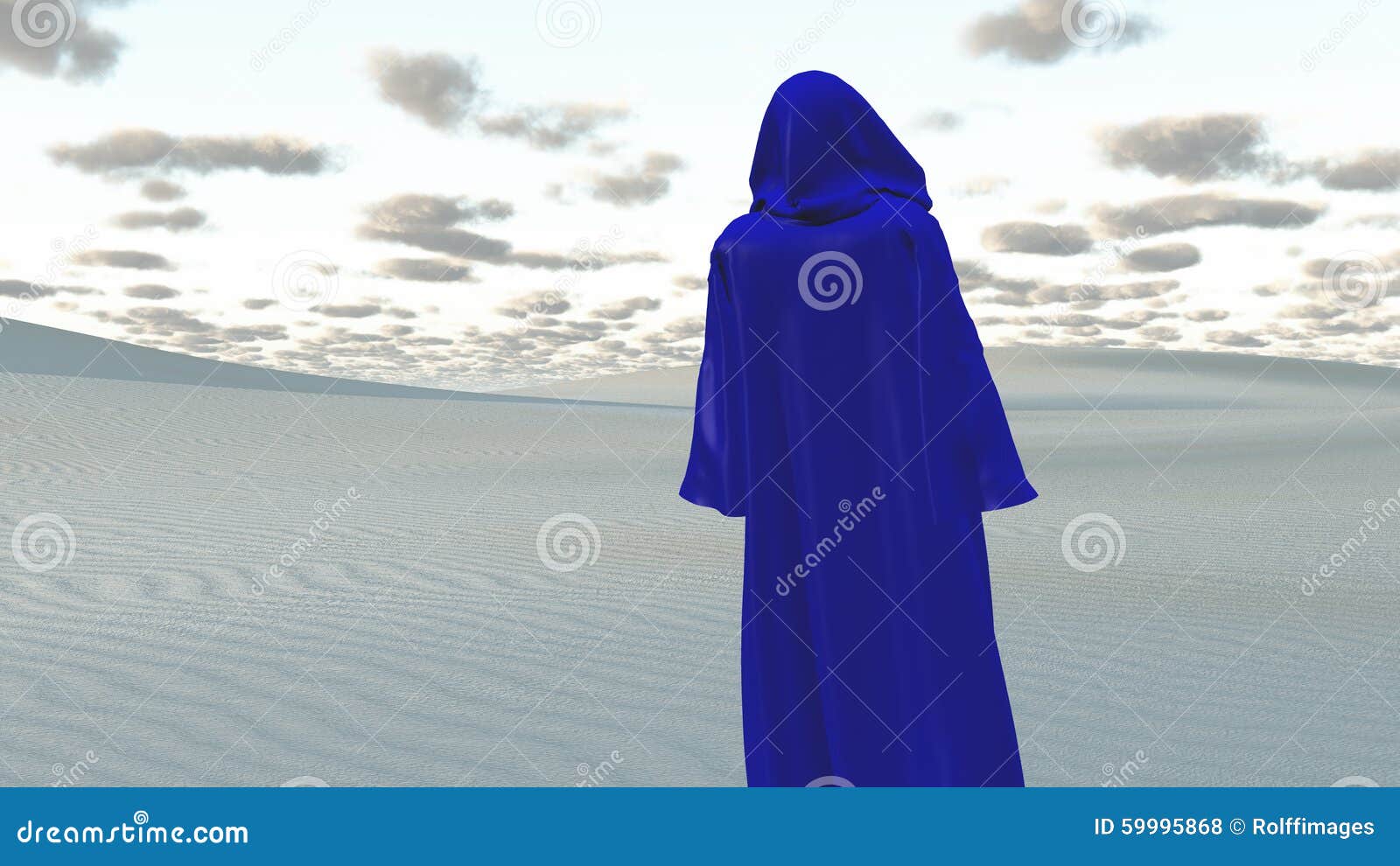 Cloaked Figure Stand Upon Stairs Stock Photo | CartoonDealer.com #211502568