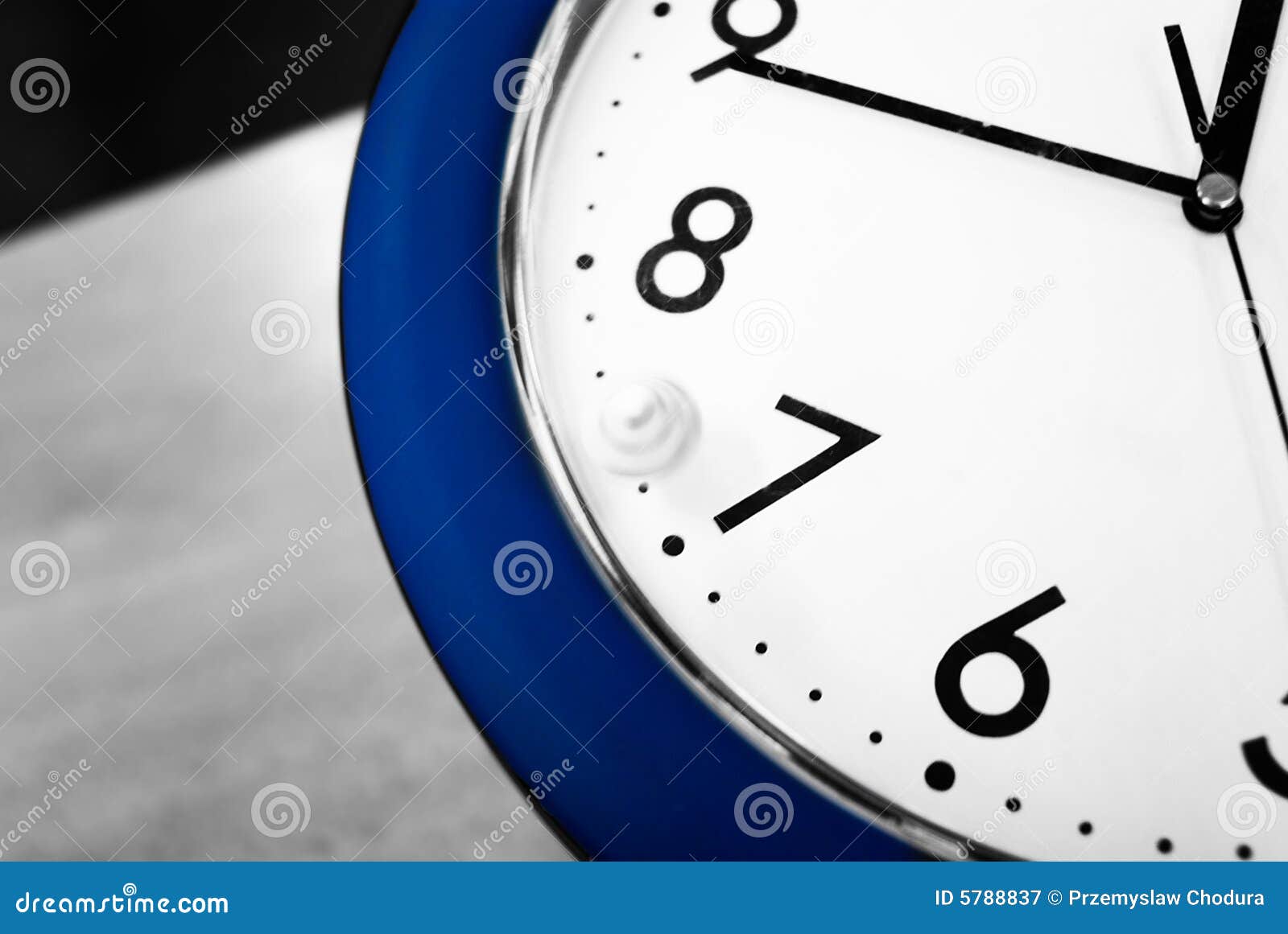Blue clock stock image. Image of random, time, dice, white - 5788837