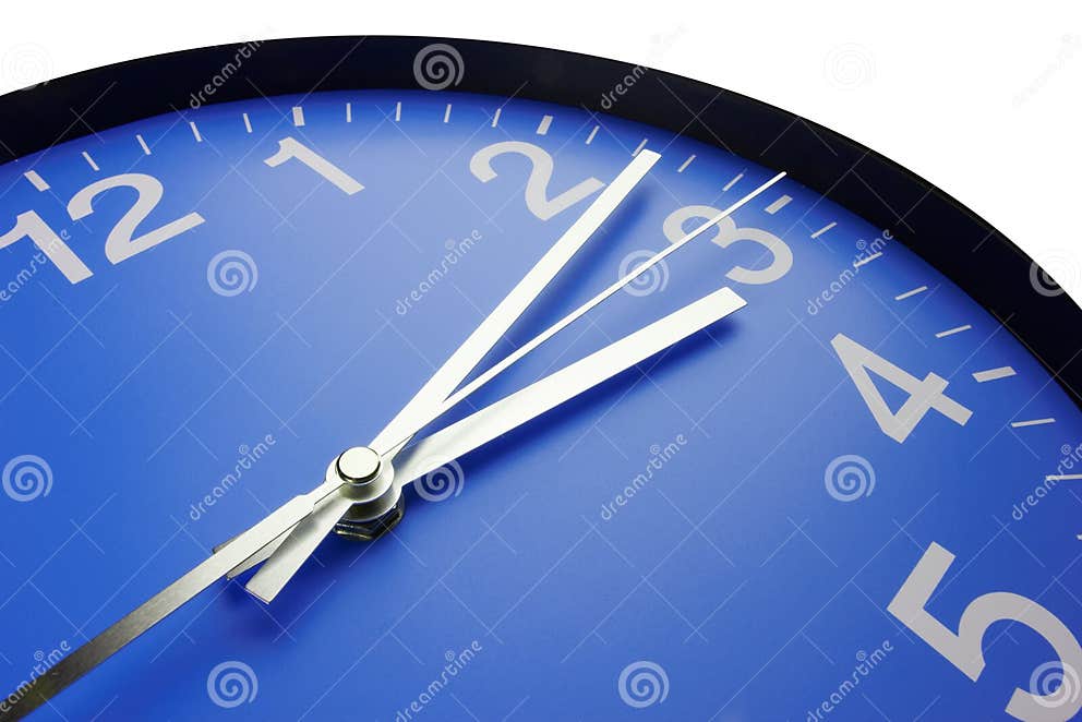 Blue clock face stock image. Image of classic, business - 23489599