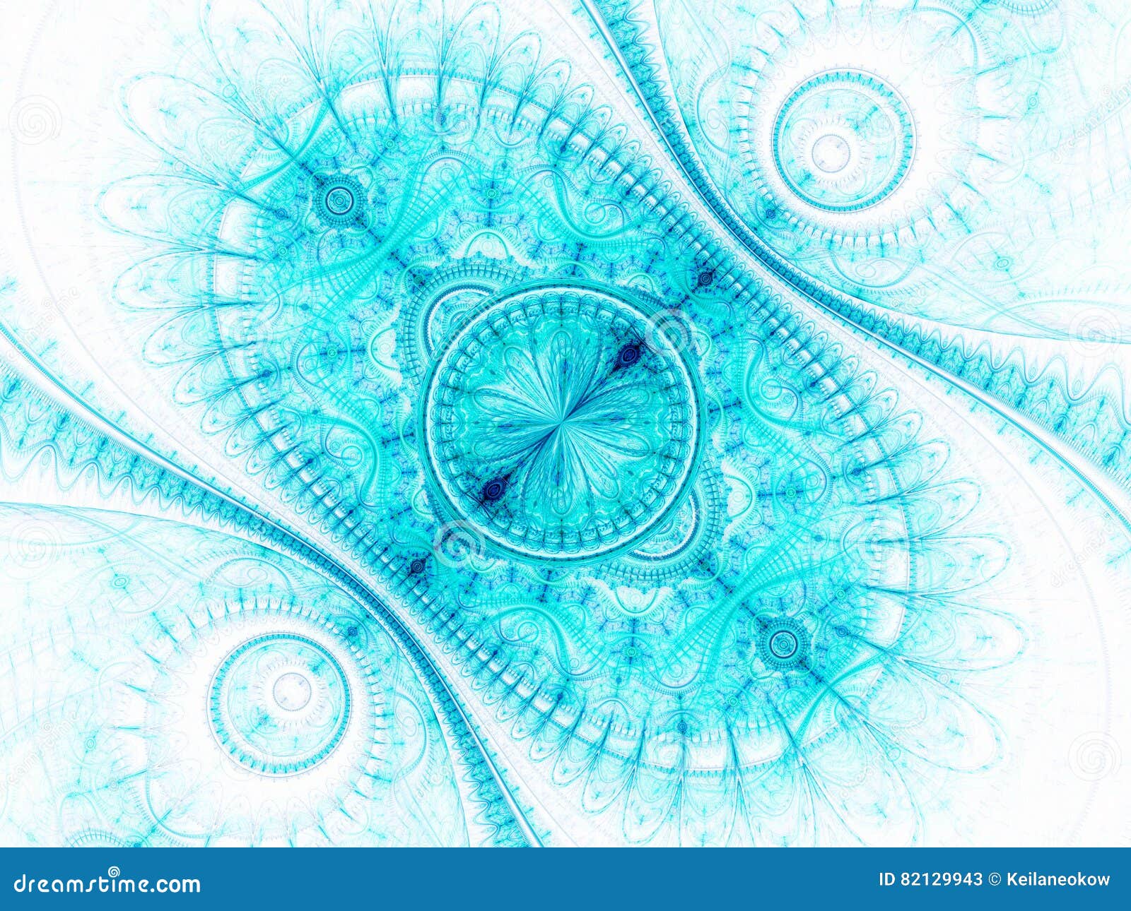 Blue Clockwork Pattern, Time Machine Stock Illustration - Illustration ...