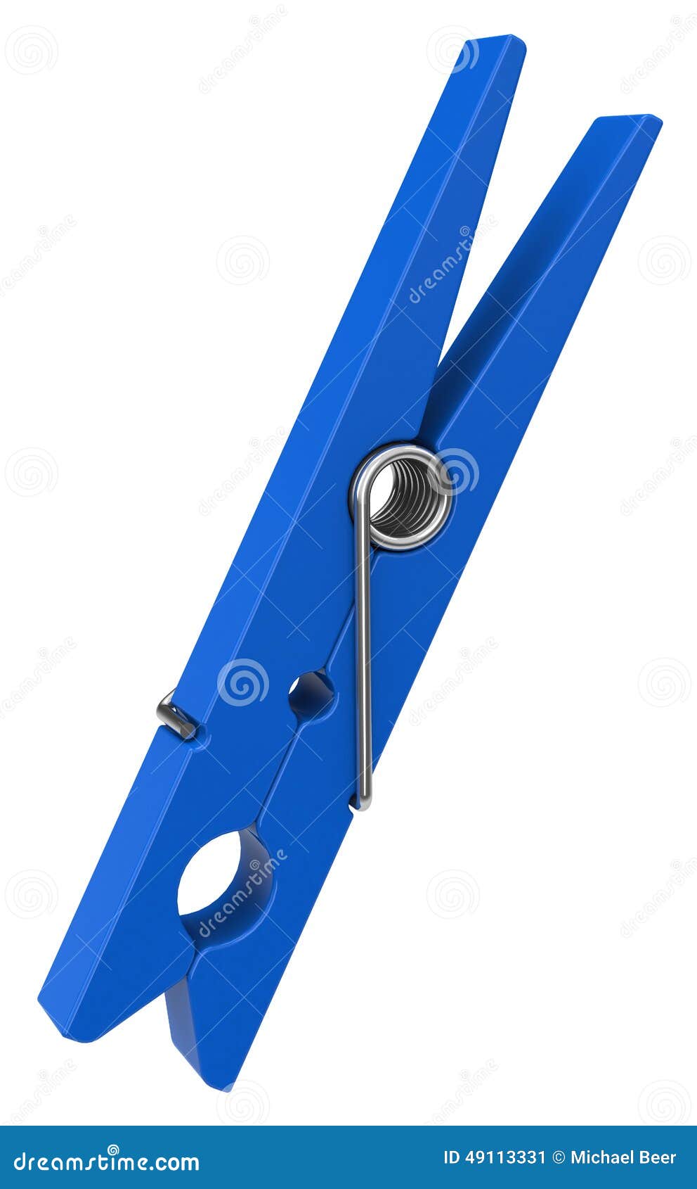 The blue clothespin stock illustration. Illustration of clothespin ...