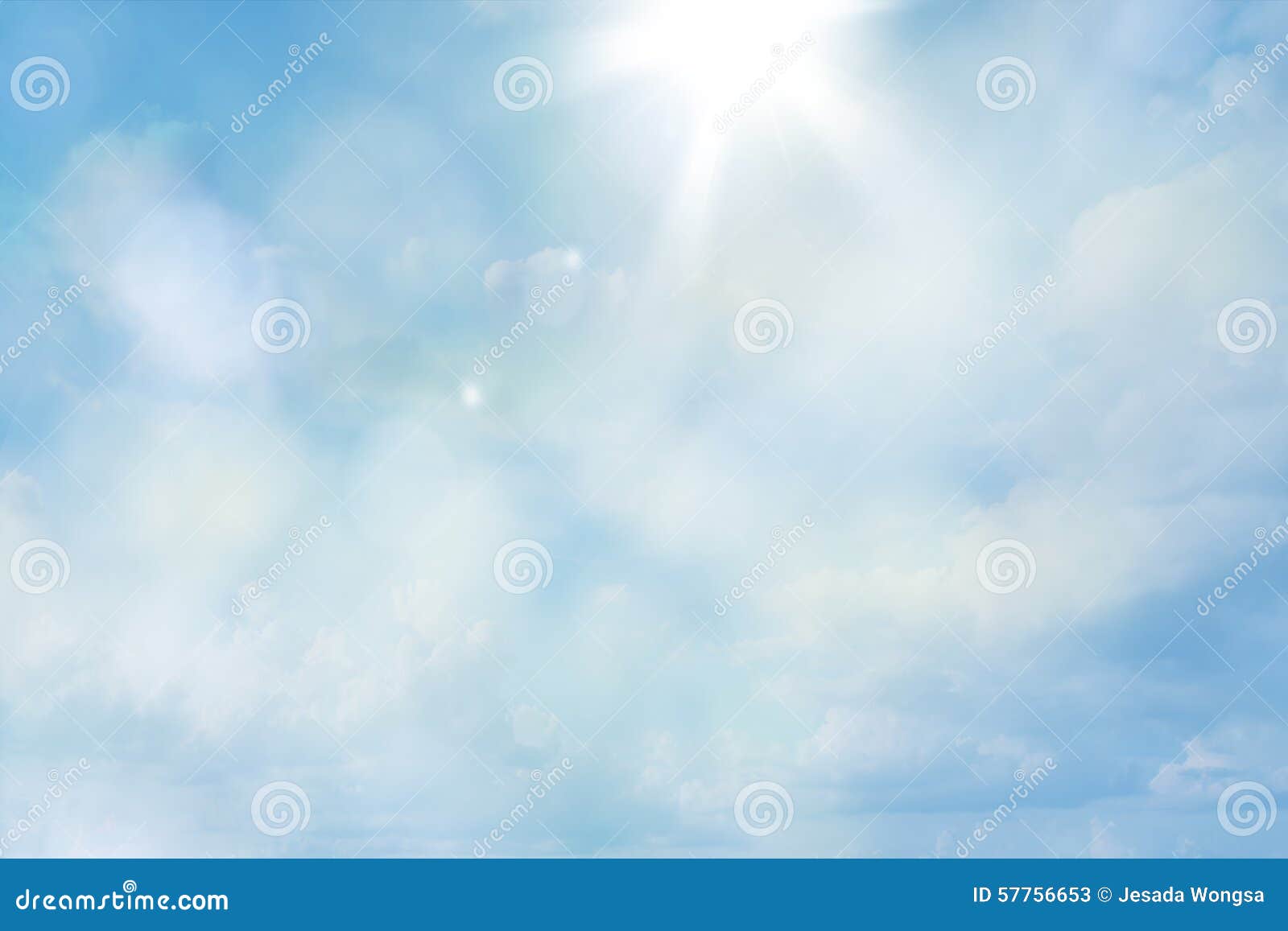 Blue Cloud Abstract Background Stock Illustration - Illustration of ...
