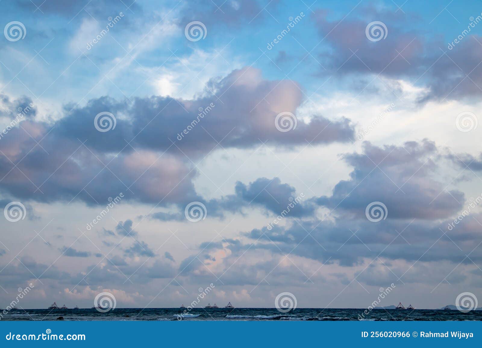 Blue Cloud Abstract Shape Background in the Sky Stock Photo - Image of ...