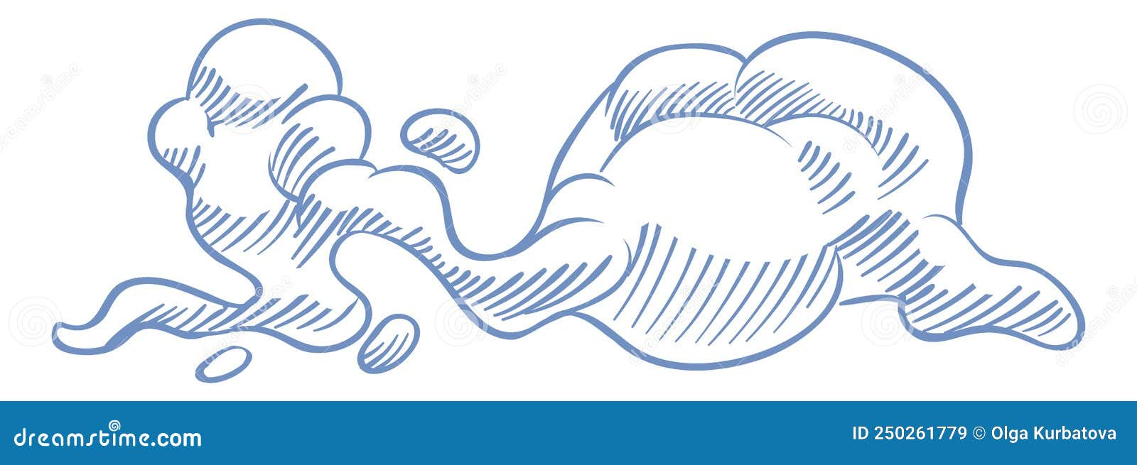 Drawing: Smoke Coming Out Of A House Chimney. Smog And Air Pollution ...