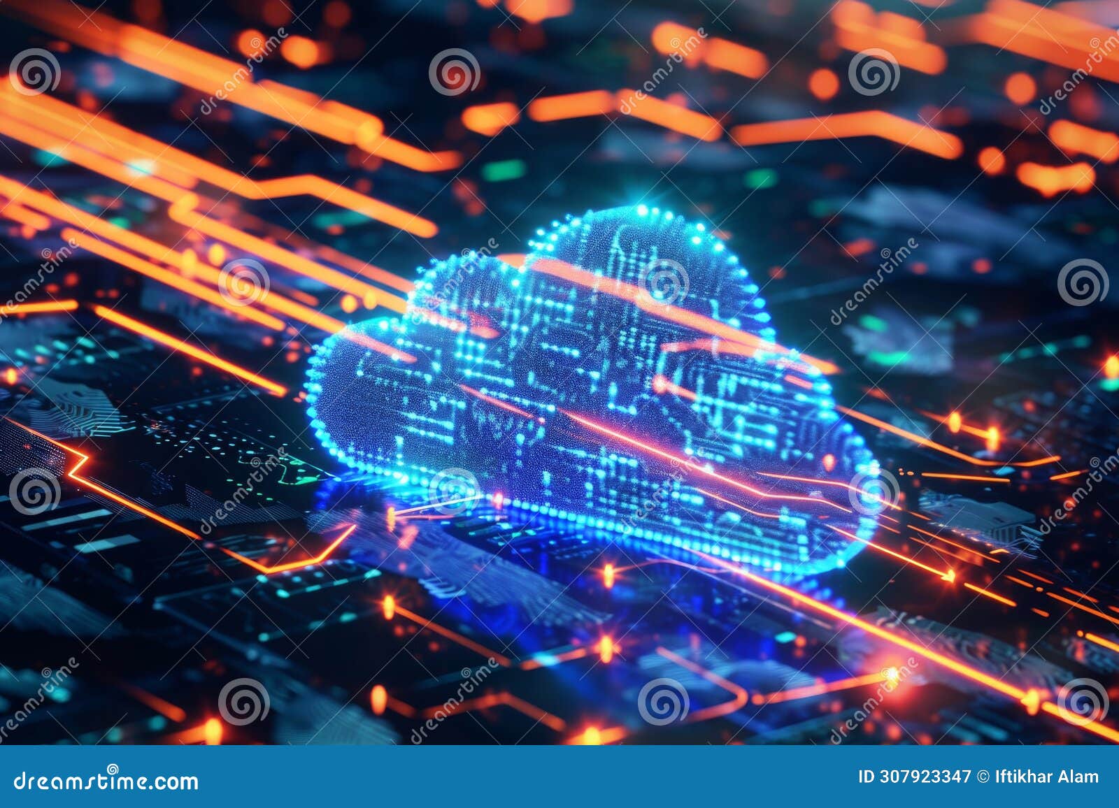 An Intriguing Image Of A Circular Object With A Black Background AI ...