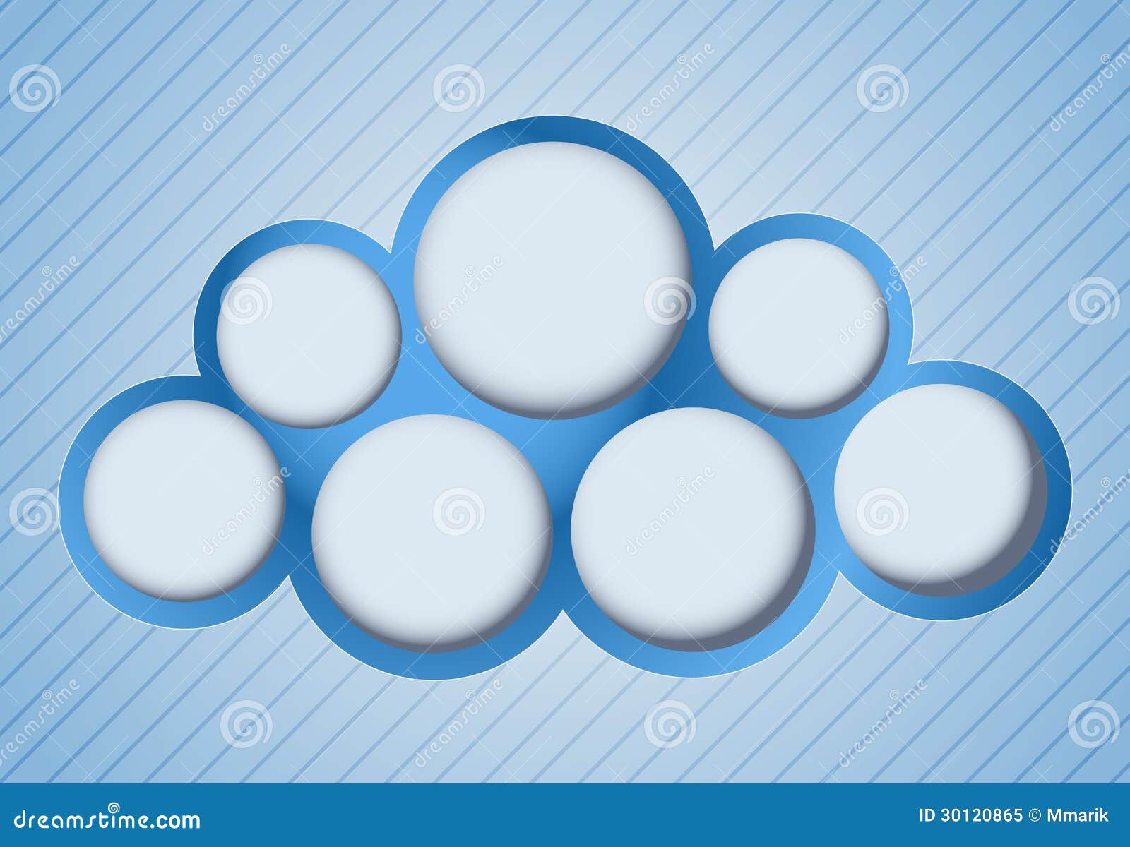 Cloud shape stock vector. Illustration of design, banner - 30120865