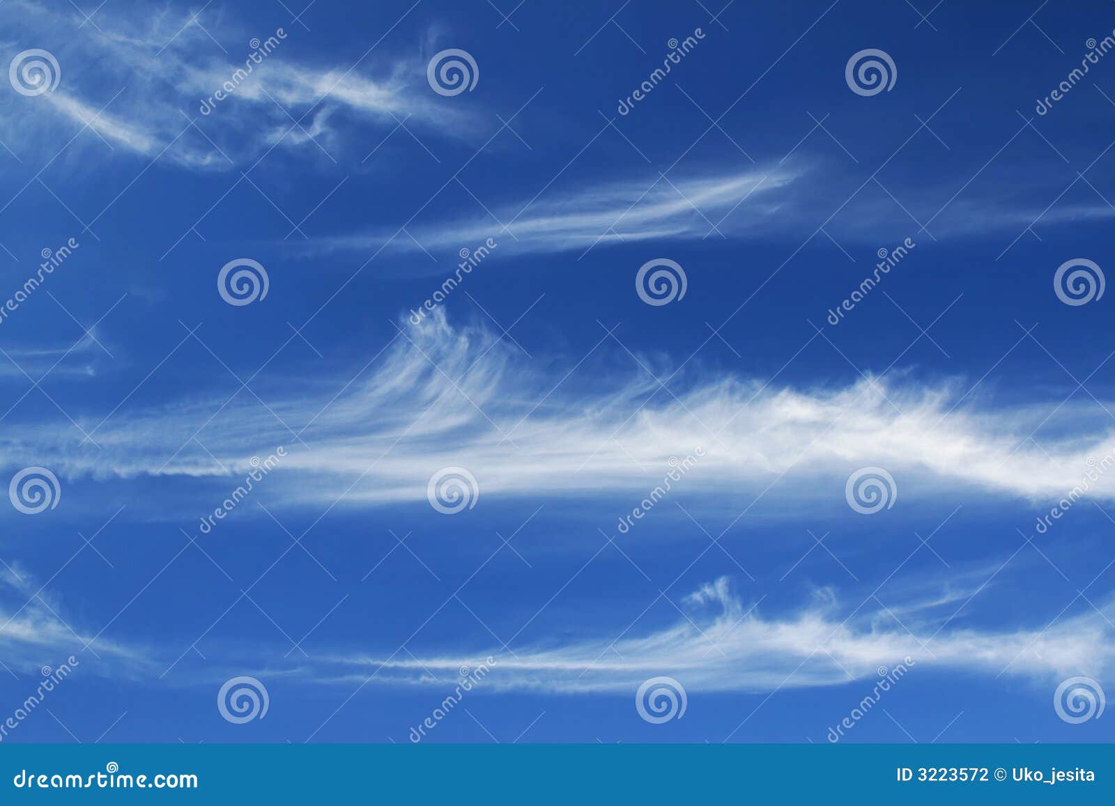Blue cloudscape stock photo. Image of nature, heaven, scene - 3223572